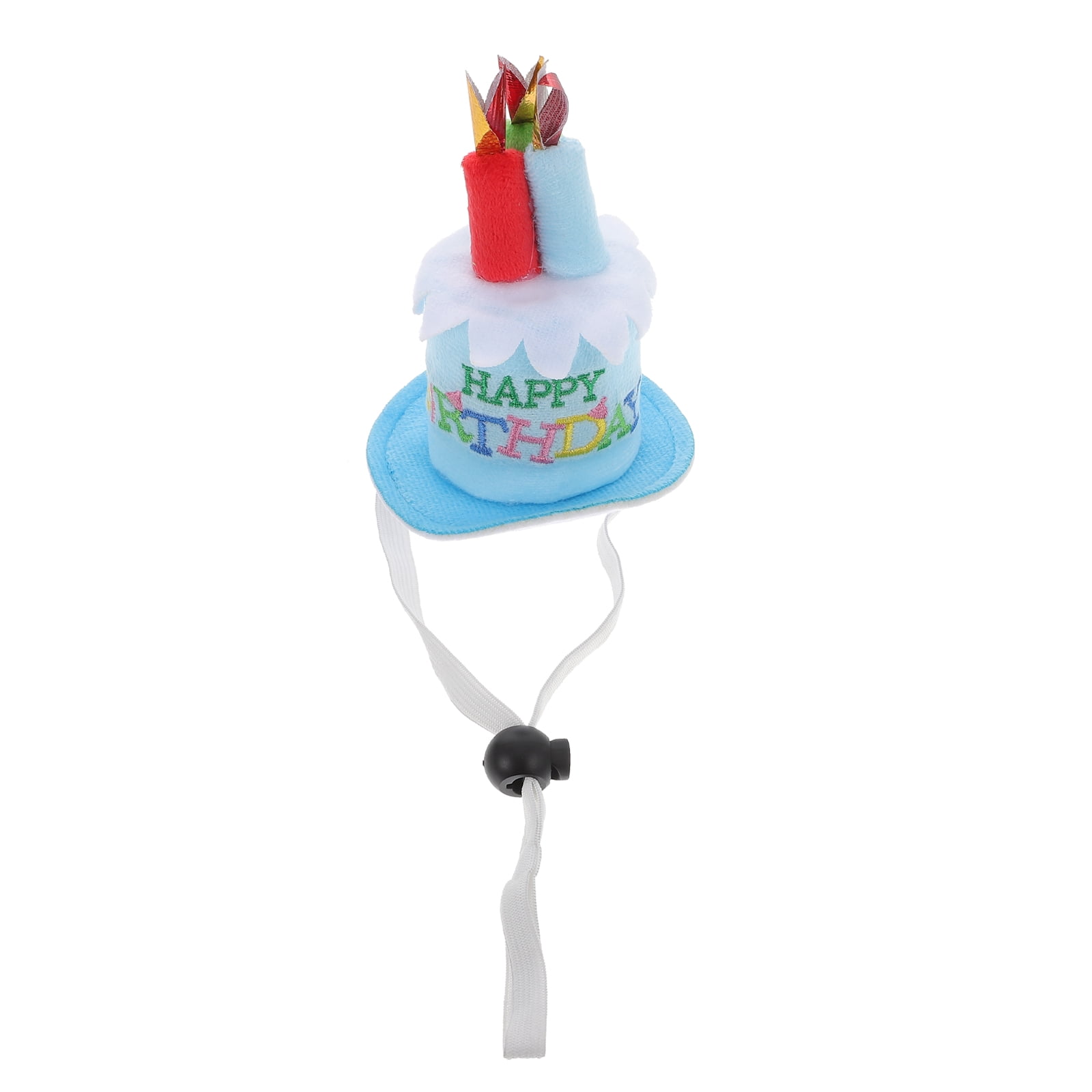 PeggyDoll Cartoon Plush Happy Birthday Cake Hat Unisex Birthday Hat ...