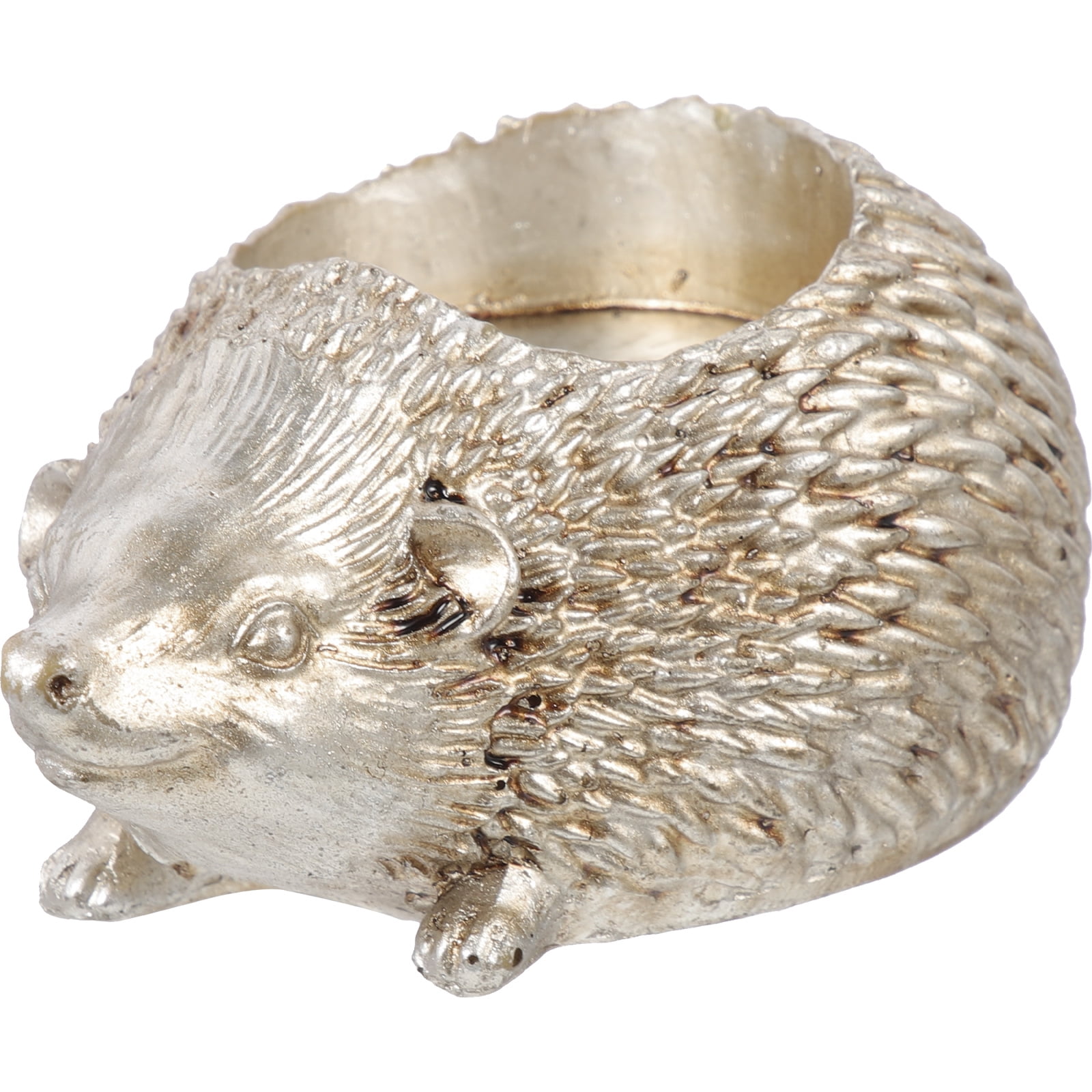 PeggyDoll Resin Hedgehog Shaped Candle Holder Animal Statue Candlestick ...