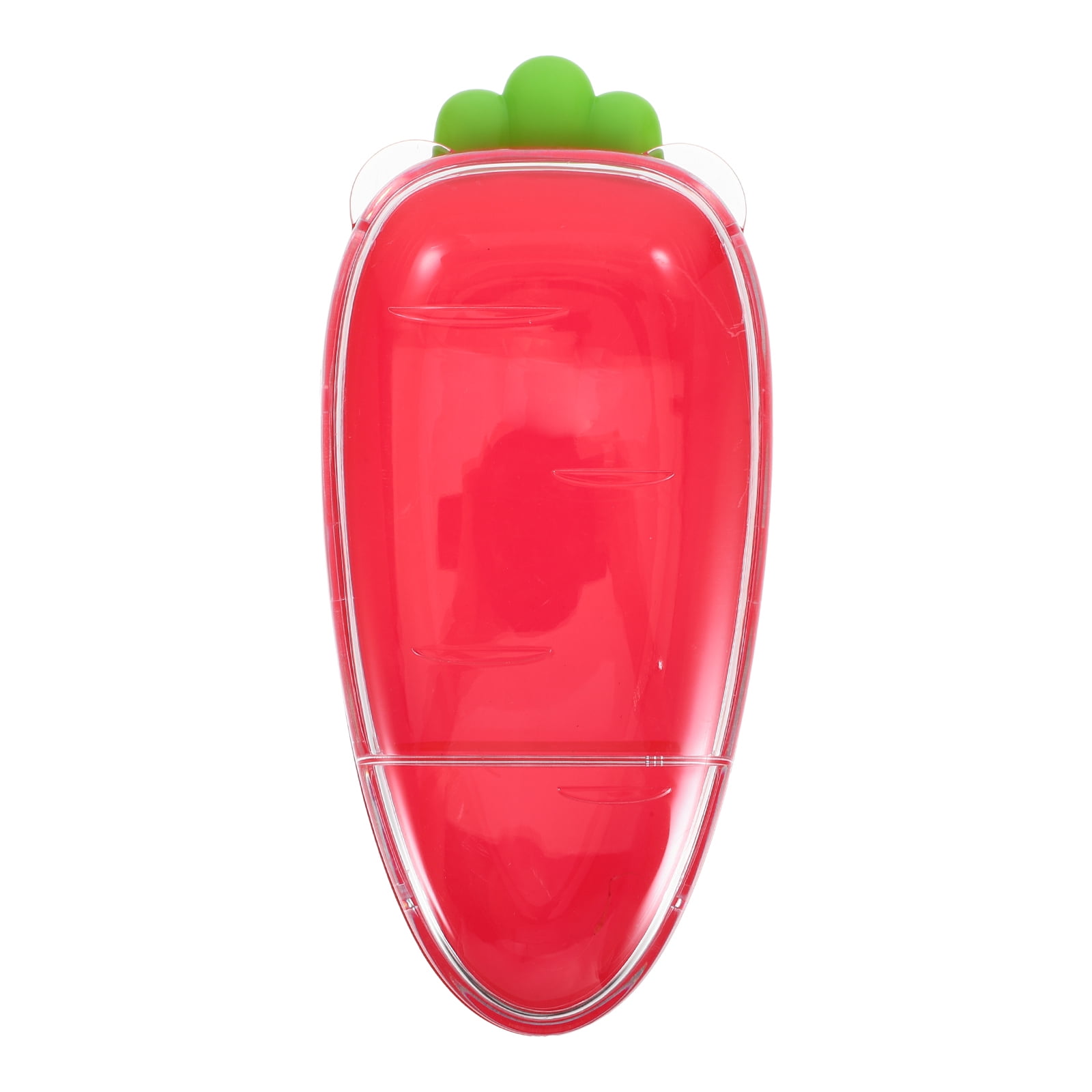 PeggyDoll Reusable Plastic Divided Box 2-compartment Box Carrot Shaped ...
