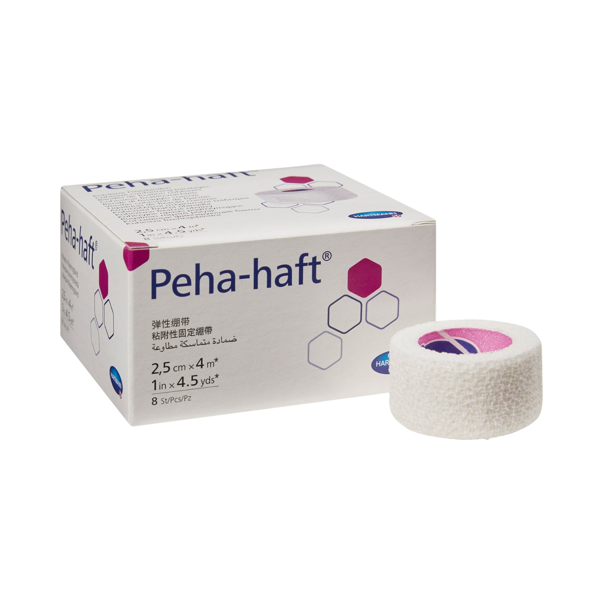 Peha-haft Standard Compression Cohesive Bandage, White, Non-Sterile, 1 ...