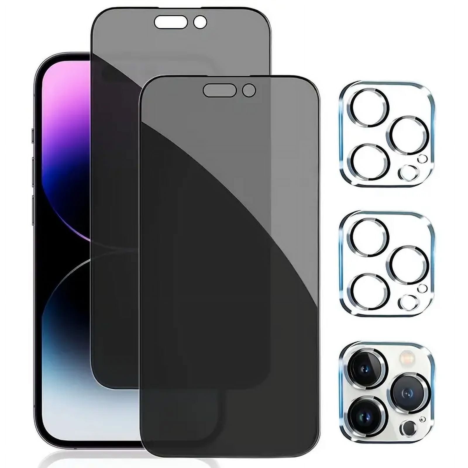 Pehael [2+2 Packs] Privacy Screen Protective Film With Camera Lens ...