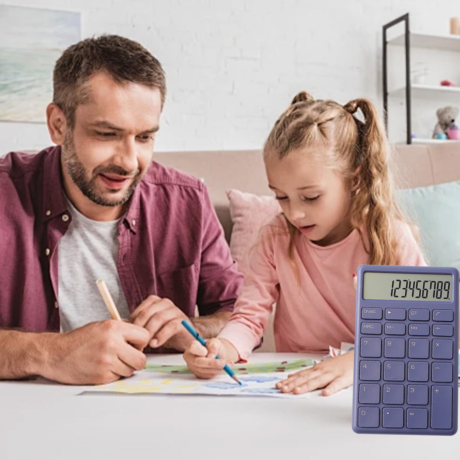 PeiBai Cute Shape Calculator Student Calculator Student Office Small ...