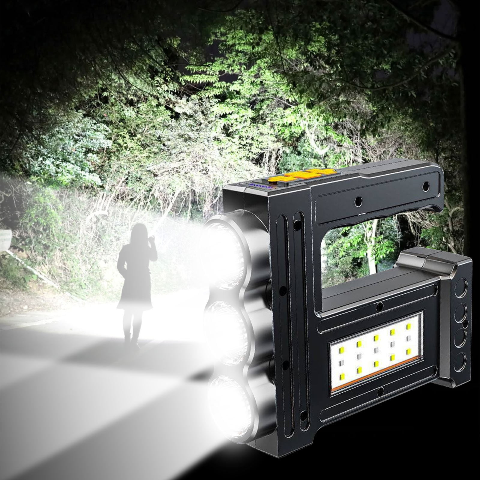 PeiBai Led Flashlight Carrying Light Cob Side Light Working Light Super ...