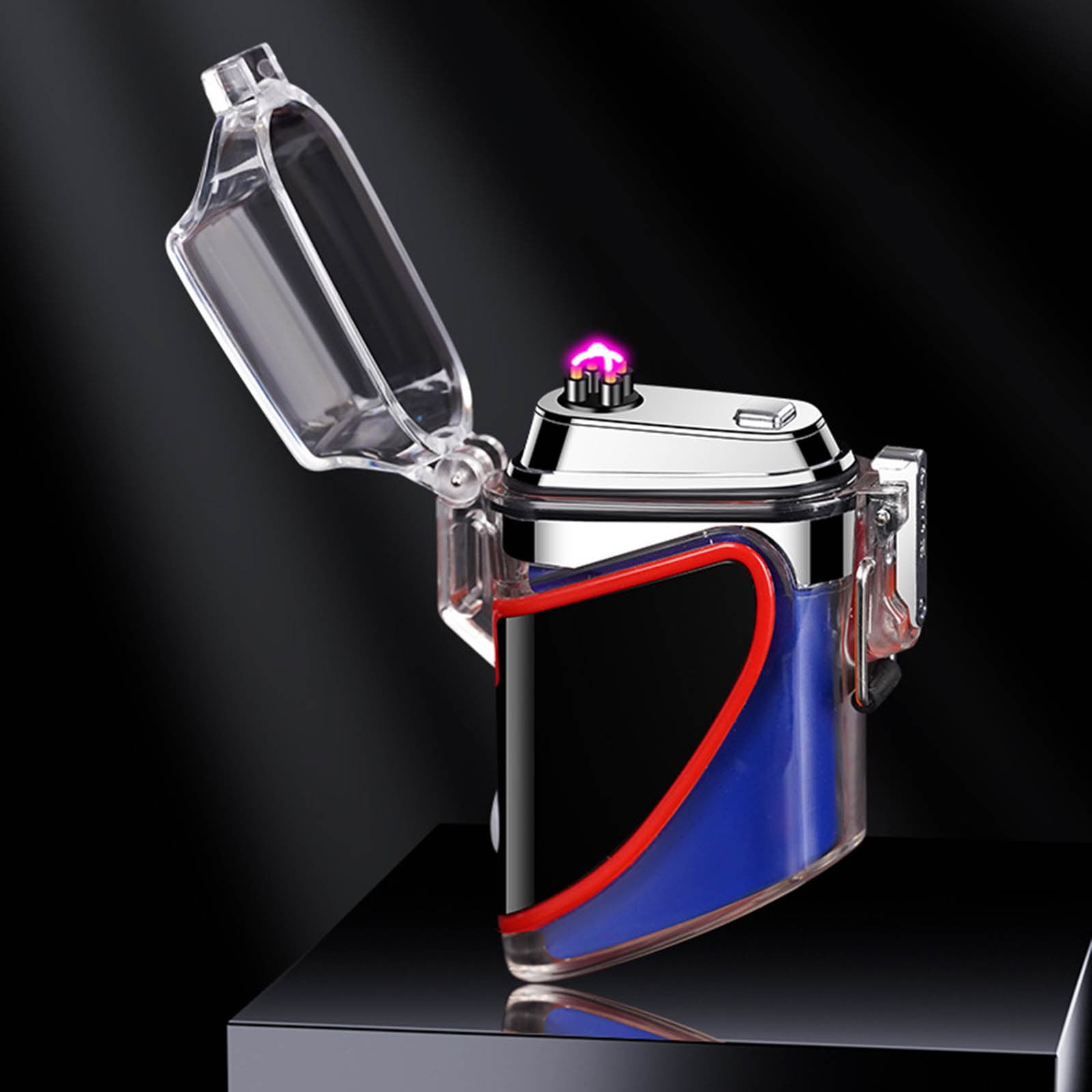 PeiBaiShun 2024 New Outdoor Lighter with Light Transparent Case ...