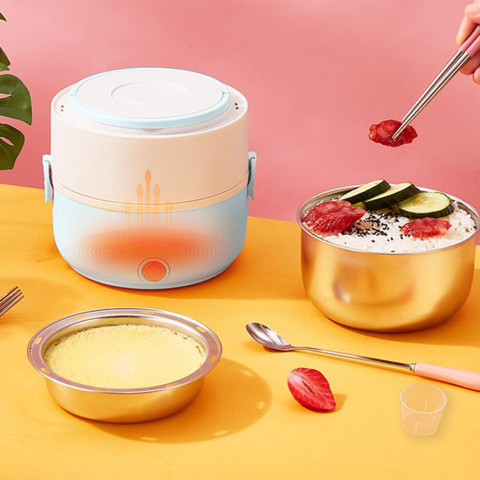 PeiBaiShun Electric Lunch Box Food Warmer Heated Lunch Boxes for Adults ...