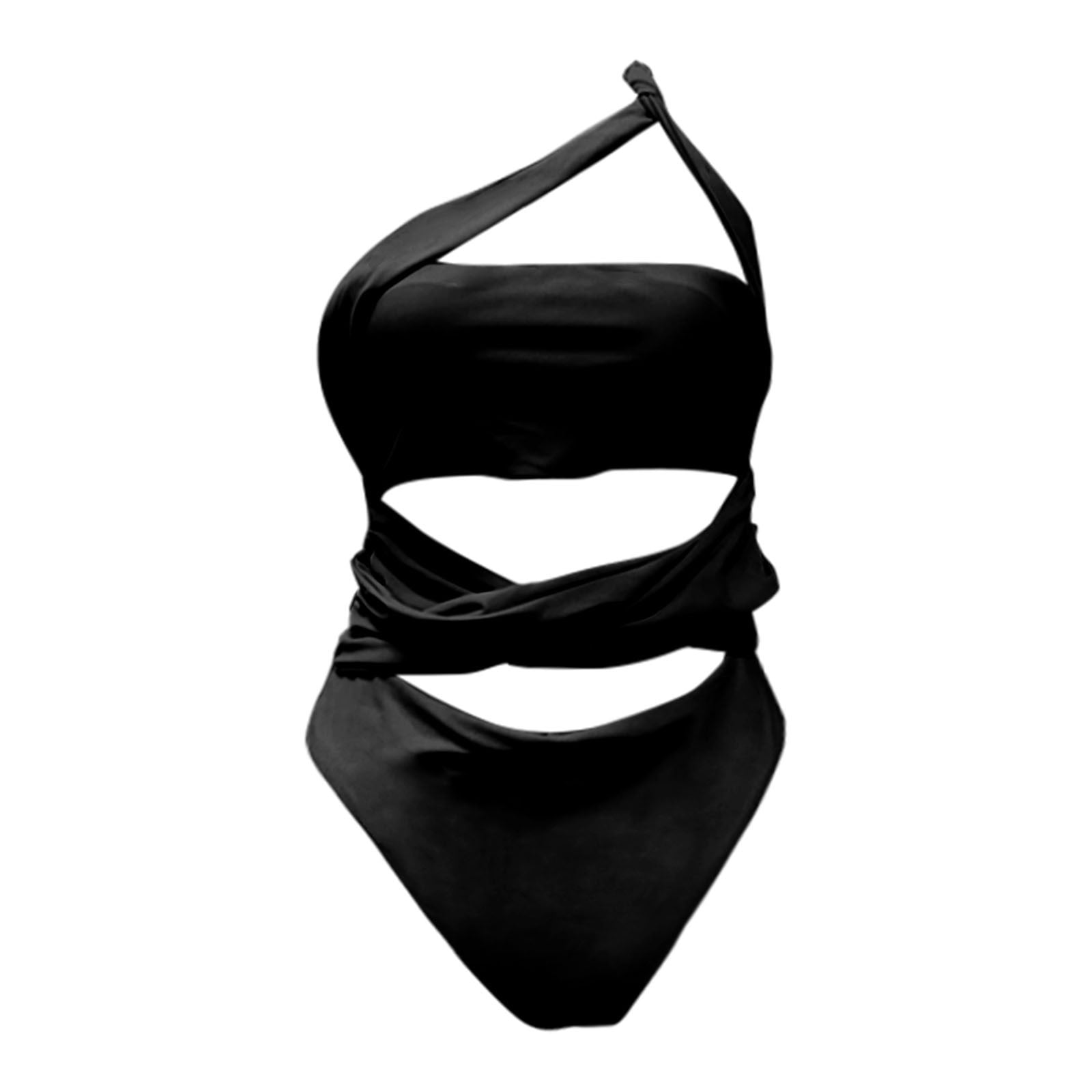 Peihsd One Piece Swimsuit Women Print Split Fashion Swimwear Beachwear