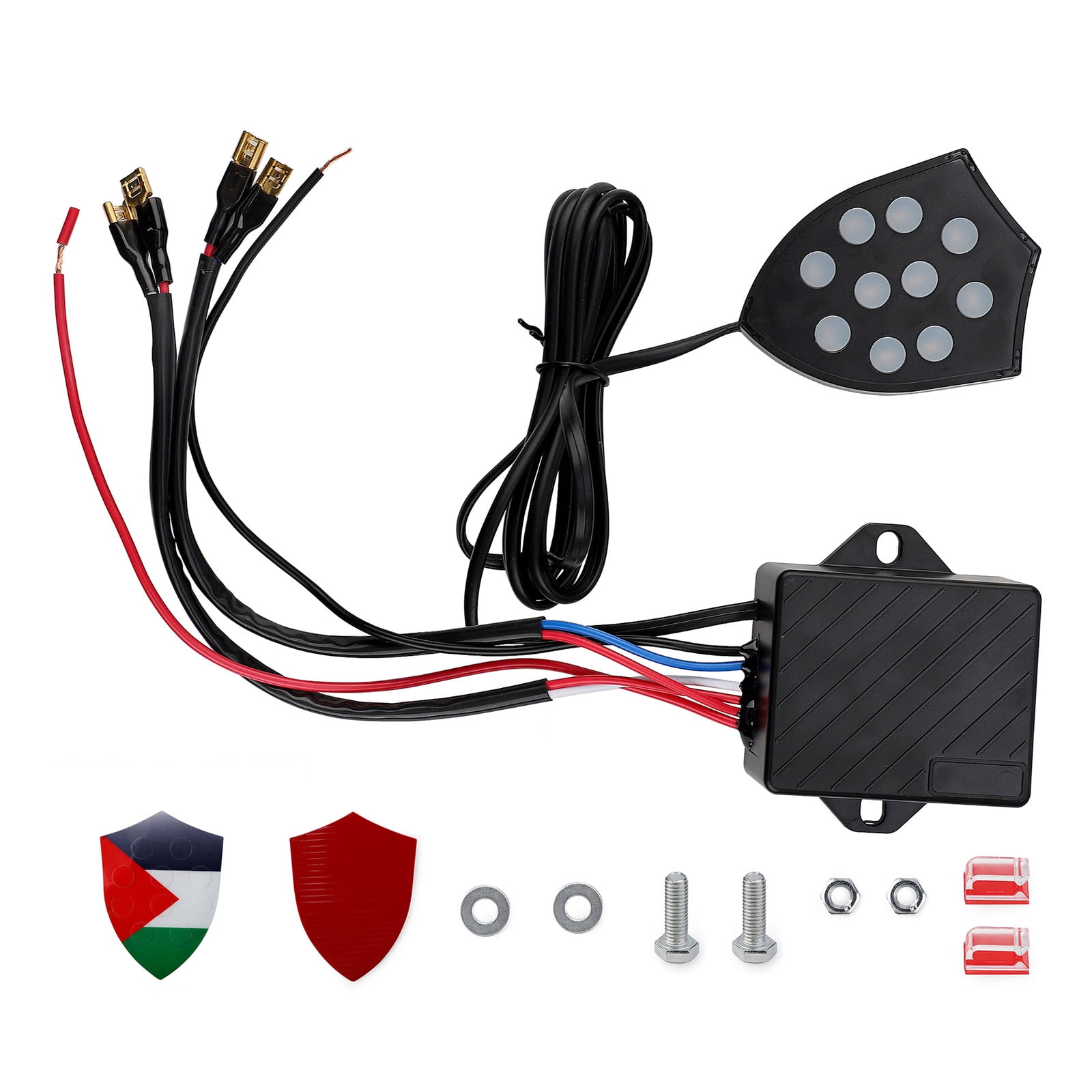 Peiiwdc 12V-24V 10 Sound Musical Electronic Horn Controller Regulator ...