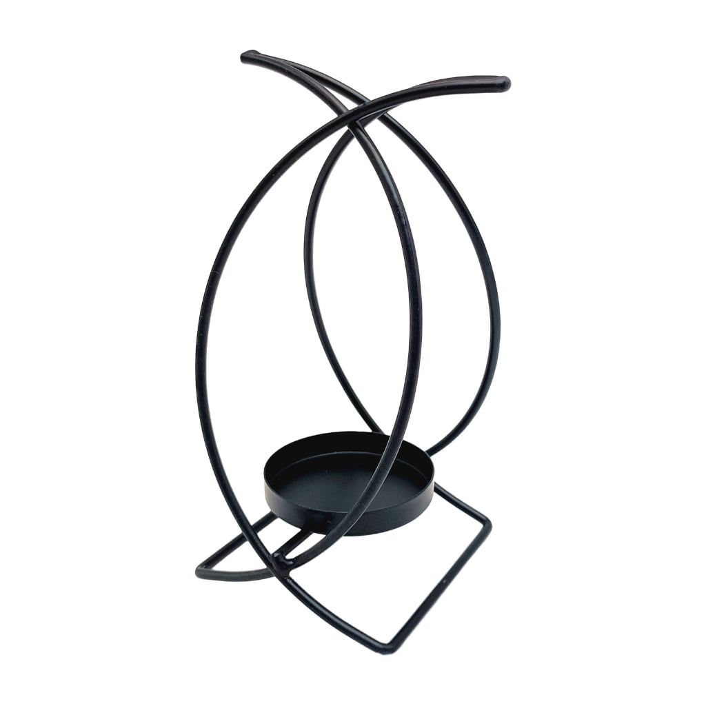 Peiiwdc 1PC Wrought Iron Taper Candle Holder Candlestick Stand HandMade ...