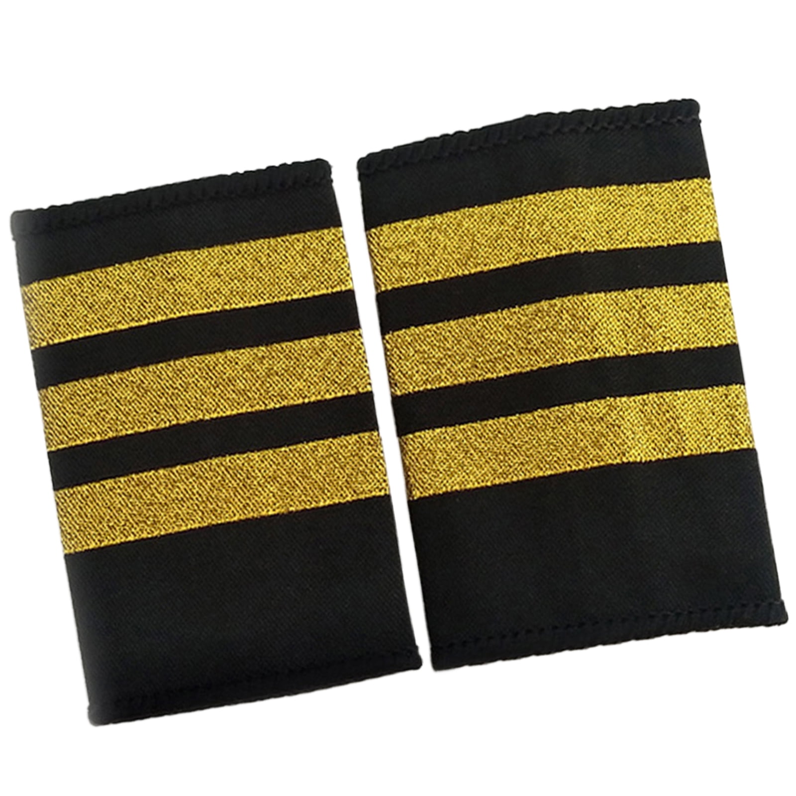 Peiiwdc 1Pair Professional Captain Epaulets Aircraft Captain Uniform ...