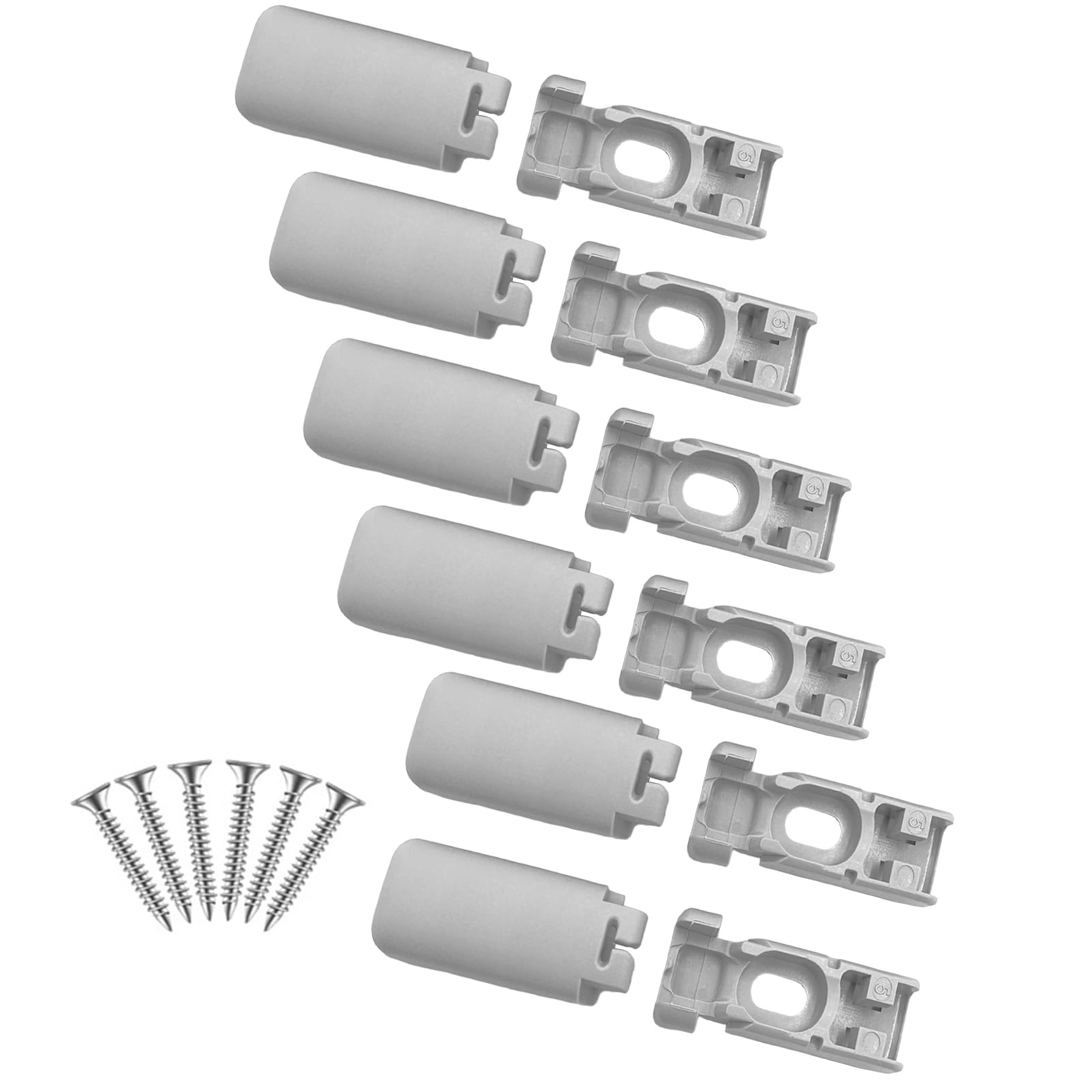 Peiiwdc 6Pieces Blind Base Clamping Brackets Tension Shoes with Screws ...