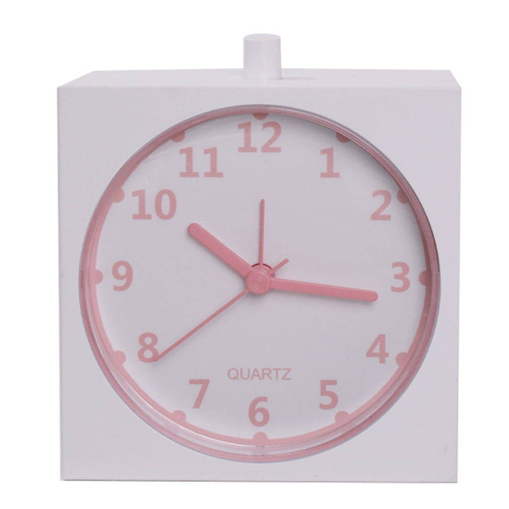 Peiiwdc Alarm Clock with Backlight Bedside Analog Quiet Small Desk ...