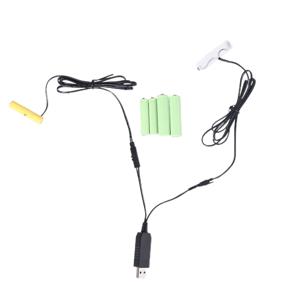 Peiiwdc Battery Eliminator 6V, UK Plug AA AAA Battery Eliminator Power ...