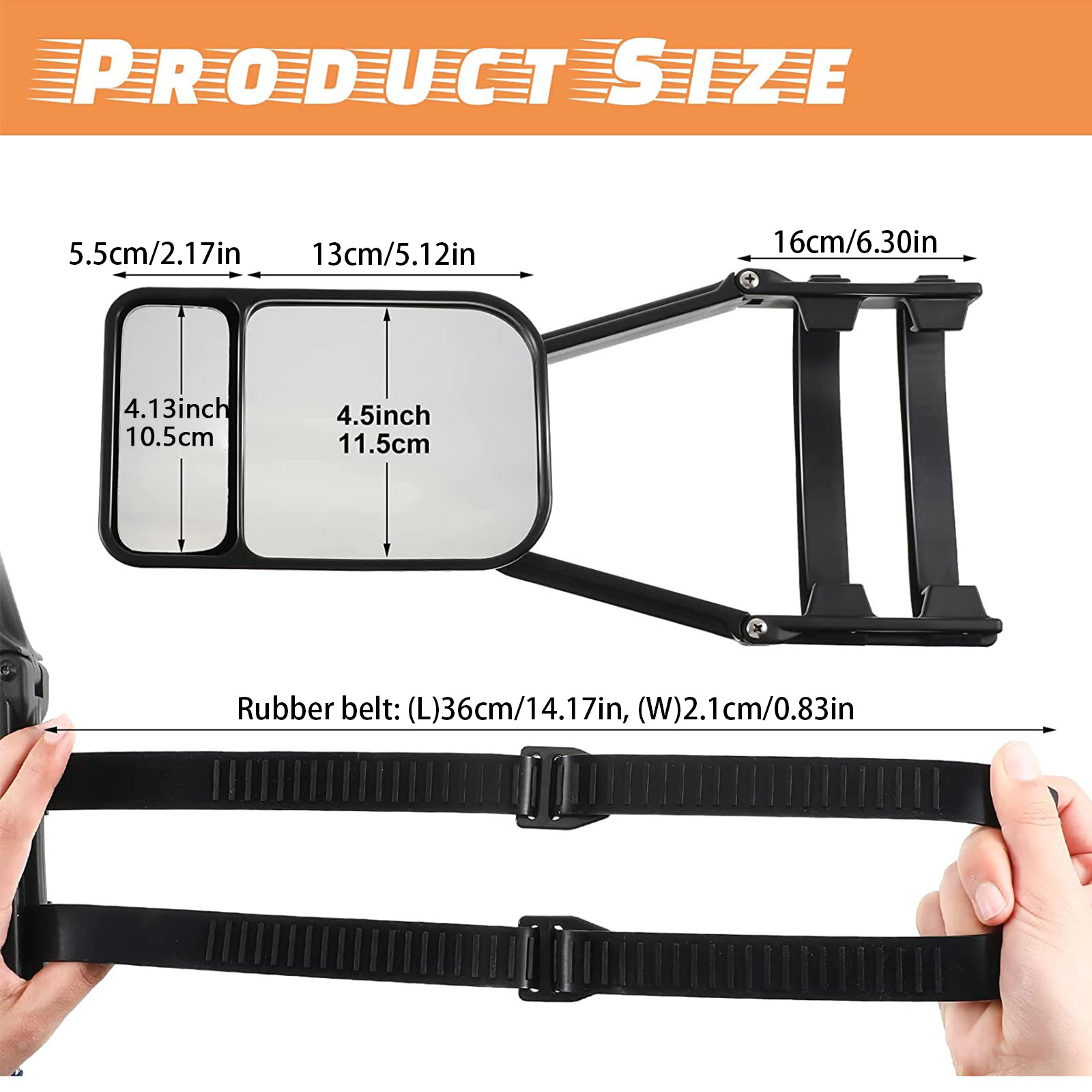 Peiiwdc Car Towing Clip on Side Extension Towing 360 Degree Rotation ...