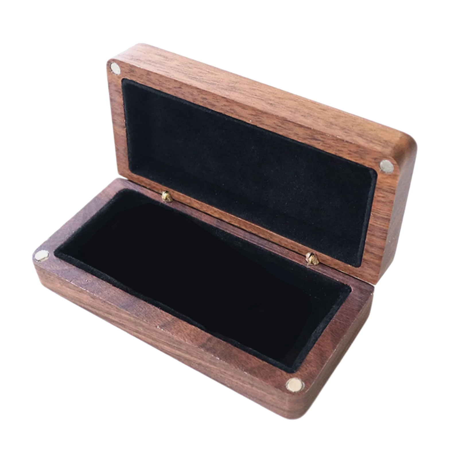 Peiiwdc Elegant Sturdy Wood Badge Pin Display Storage Case with ...