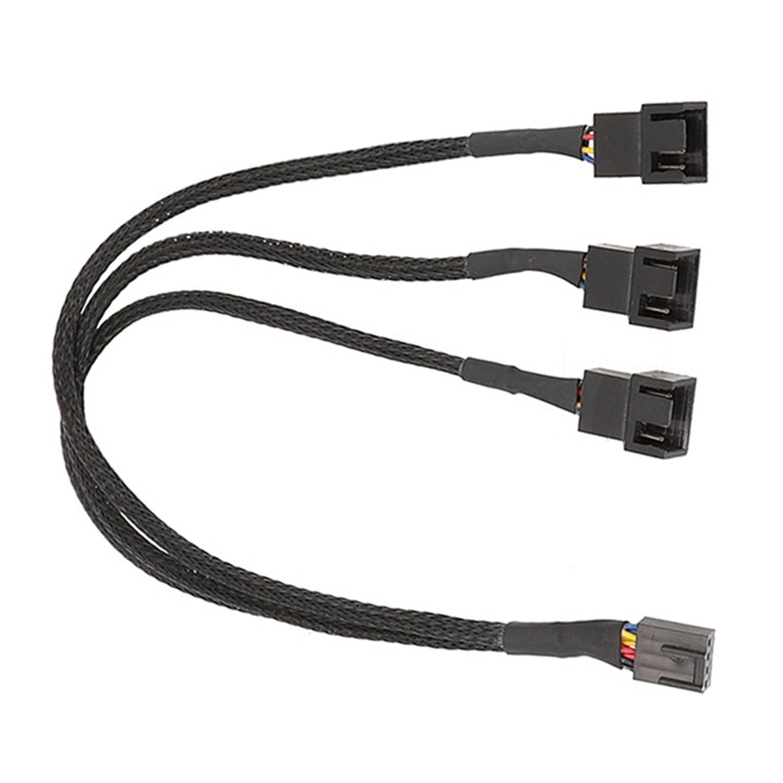 Peiiwdc Fan Splitter 4Pin Adapter Cable 1 To 3/4 Computer CPU Fan ...