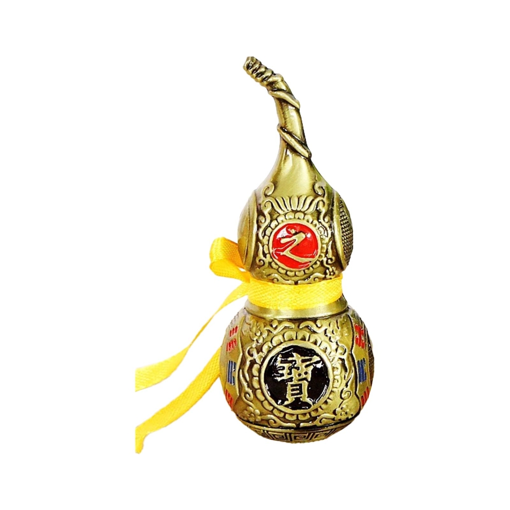 Peiiwdc Gourd Statue Metal Groud Figurine Calabashs Fengshuis Sculpture ...