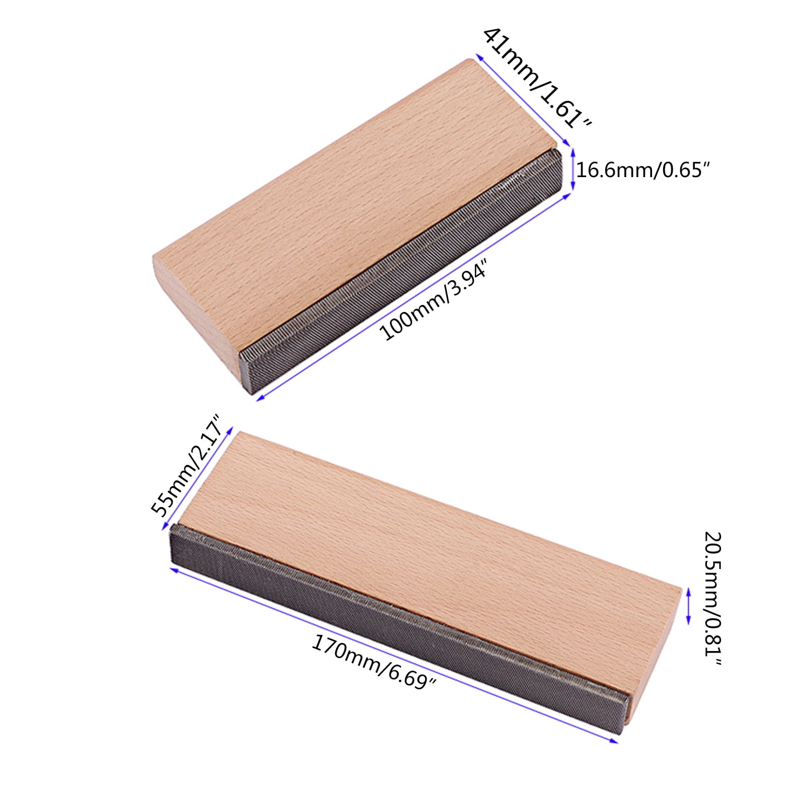 Peiiwdc Guitar Sanding Blocks End Bevel File Guitar Fret Neck Leveling ...