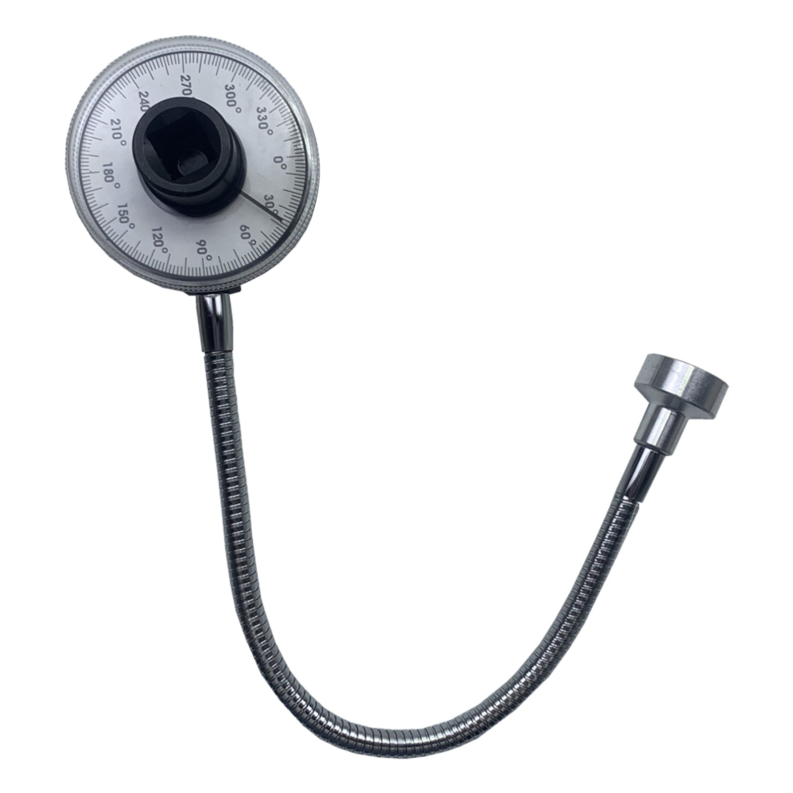 Peiiwdc Inch Wrench Gauge Tools 360 Degree with Flexible Arm Car Garage ...