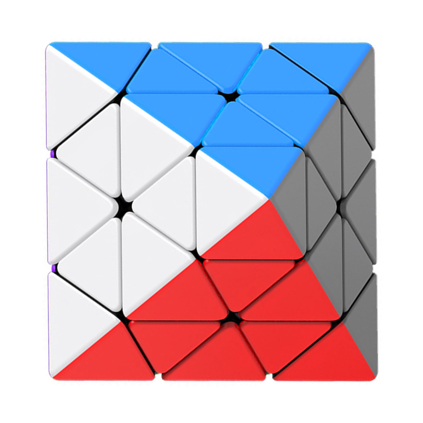 Peiiwdc Magnetic Rotating Octahedron Speed Cube Stickerless 3x3 FTO ...