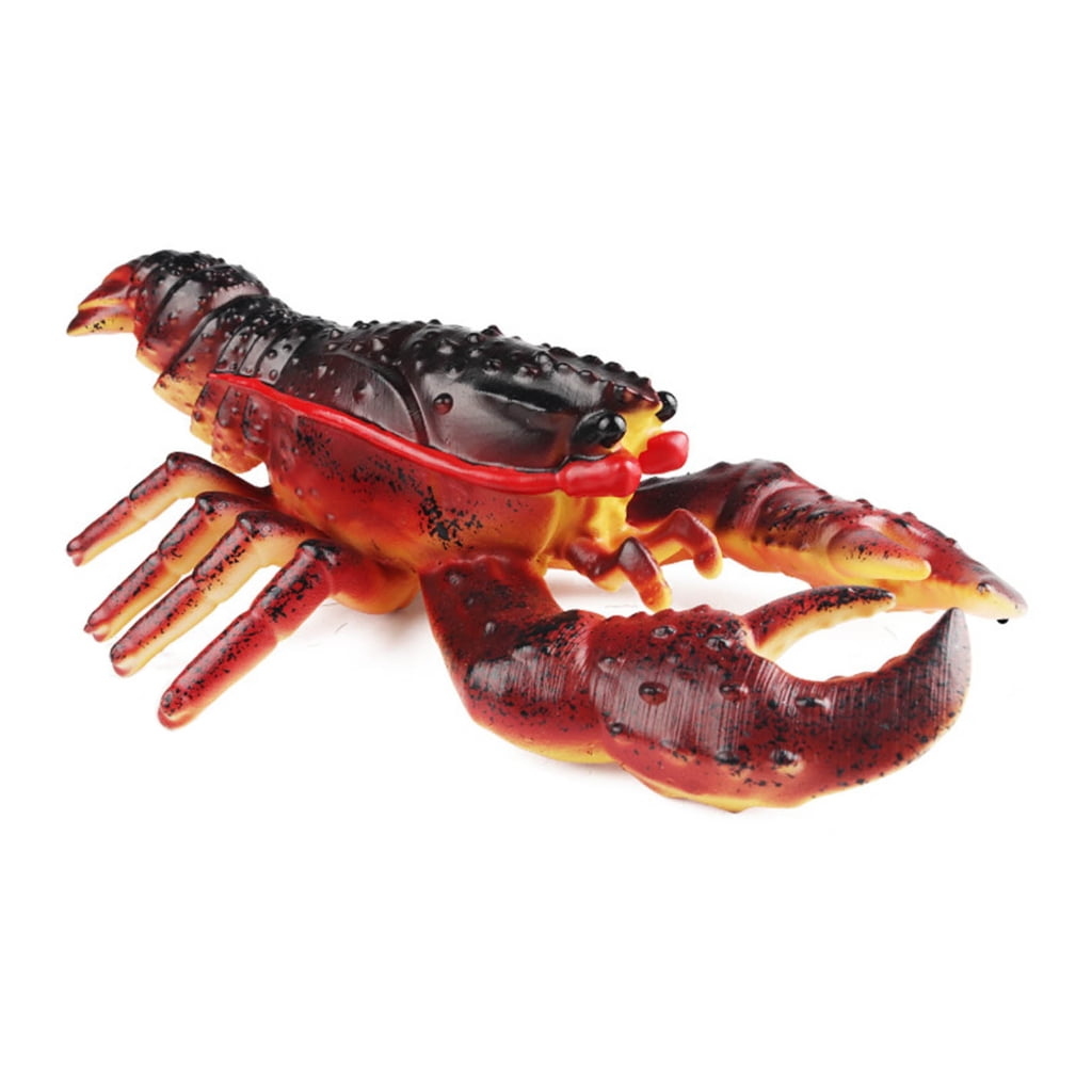 Peiiwdc Marine Animal Model Artificial Lobster Figurine Seafood Figures ...