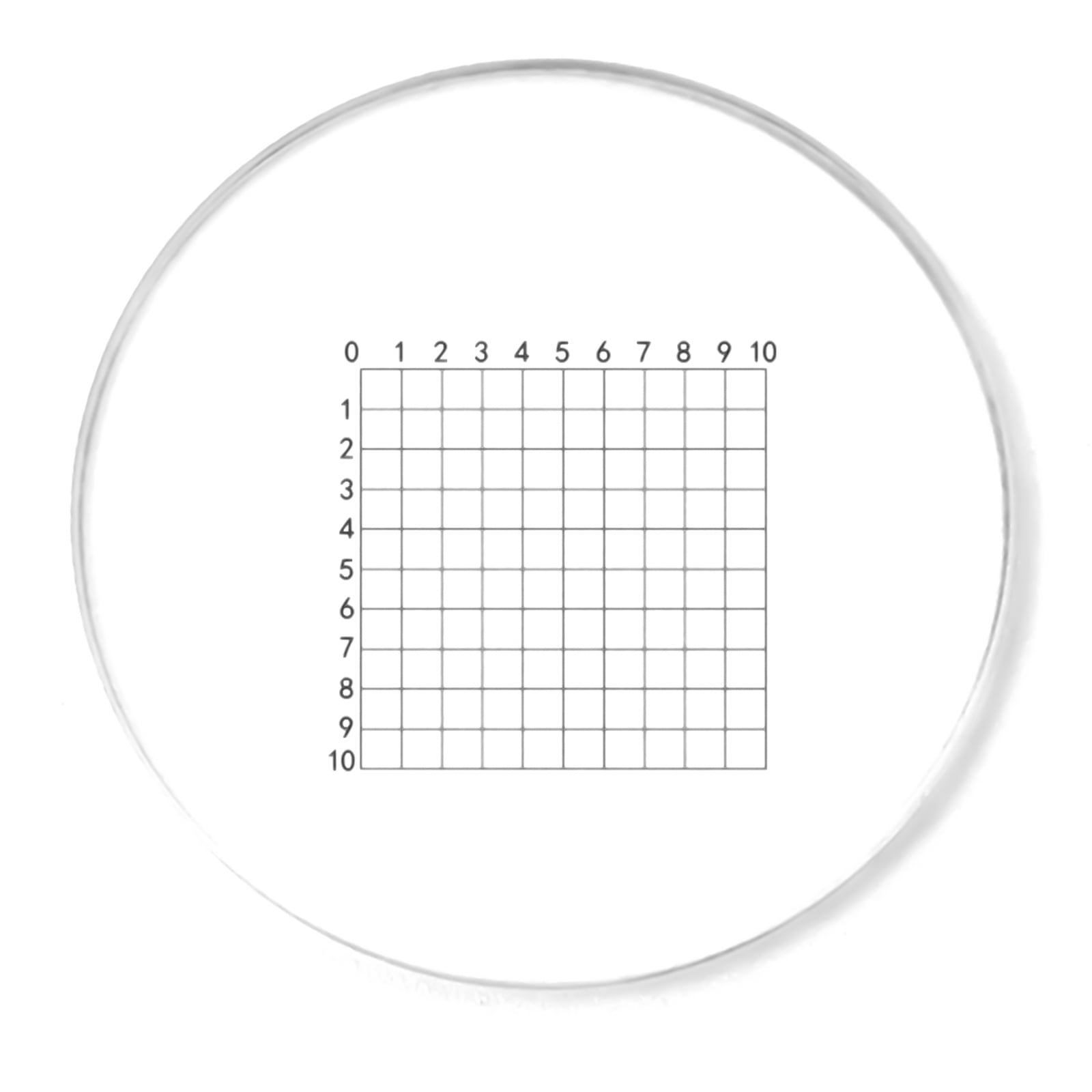 Peiiwdc Microscope Calibration Slide Stage Micrometer Ocular Reticle Eyepieces Calibration Ruler