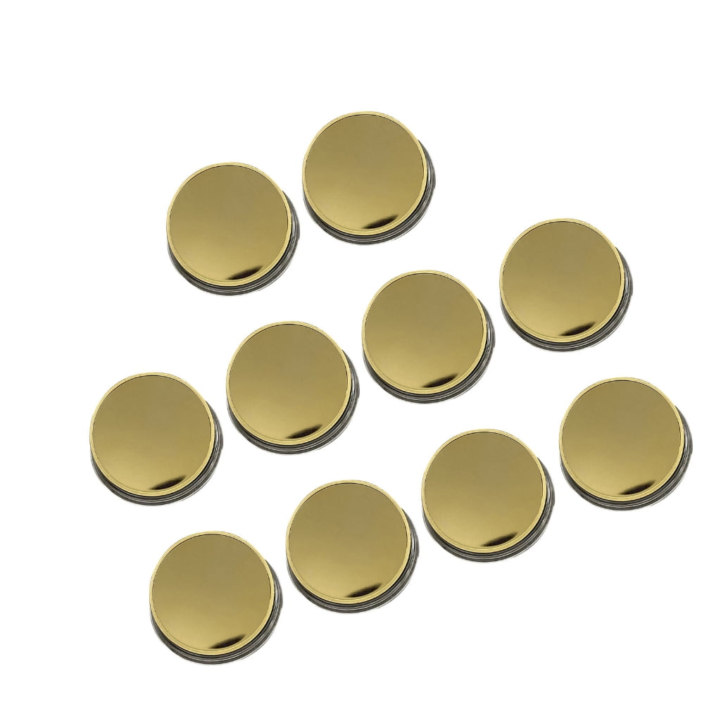 Peiiwdc Pack of 10 Engraving Mirrored Blanks Challenge Coin Solid Iron ...