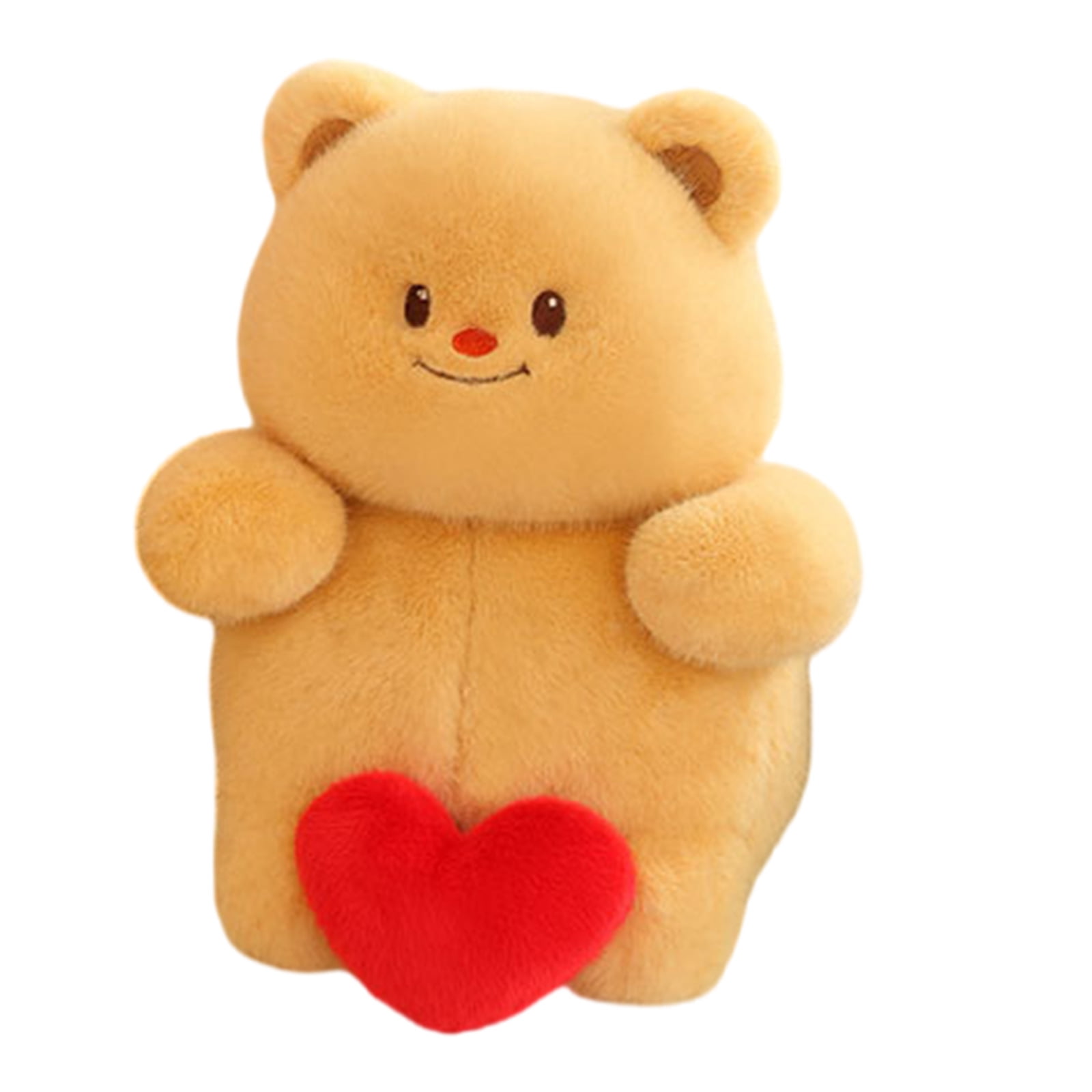 Peiiwdc Recordable Plush Love Heart Bear for Kids Adult Soft Stuffed ...