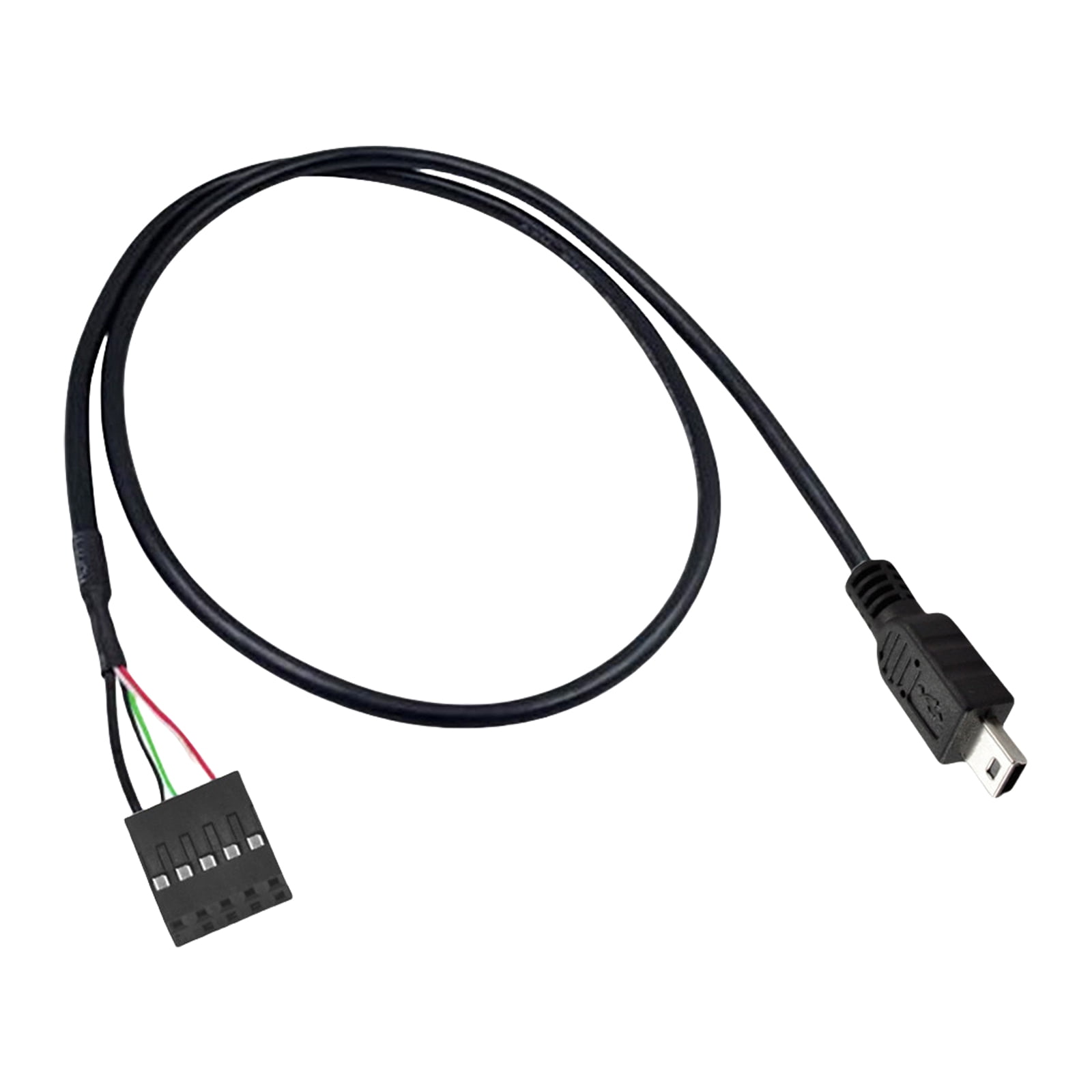 Peiiwdc USB 2.0 5Pin Male to 9Pin Female 2.54 USB Header Motherboard Cable Data Transfer ...