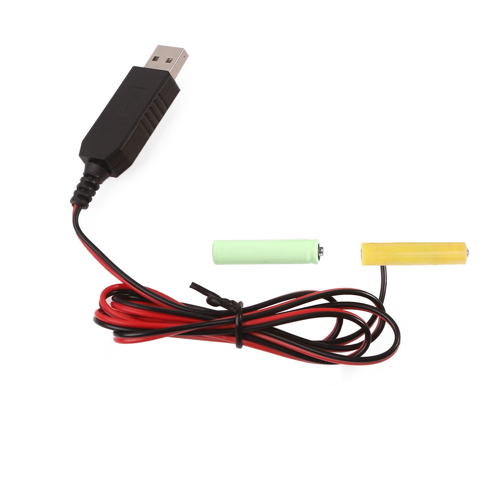 Peiiwdc USB 5V to 3V (2x1.5V) LR03 Battery Eliminators Cable for Remote ...