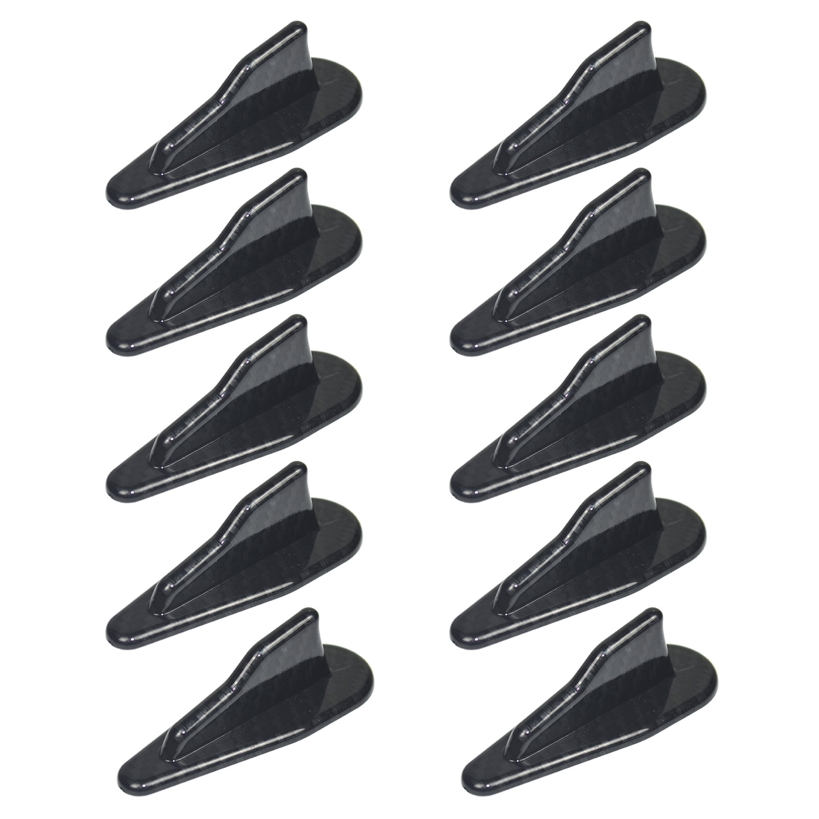 Peiiwdc Upgraded Fish Fin Spoiler 10Pcs Black Color Car Roof Fish Fin ...