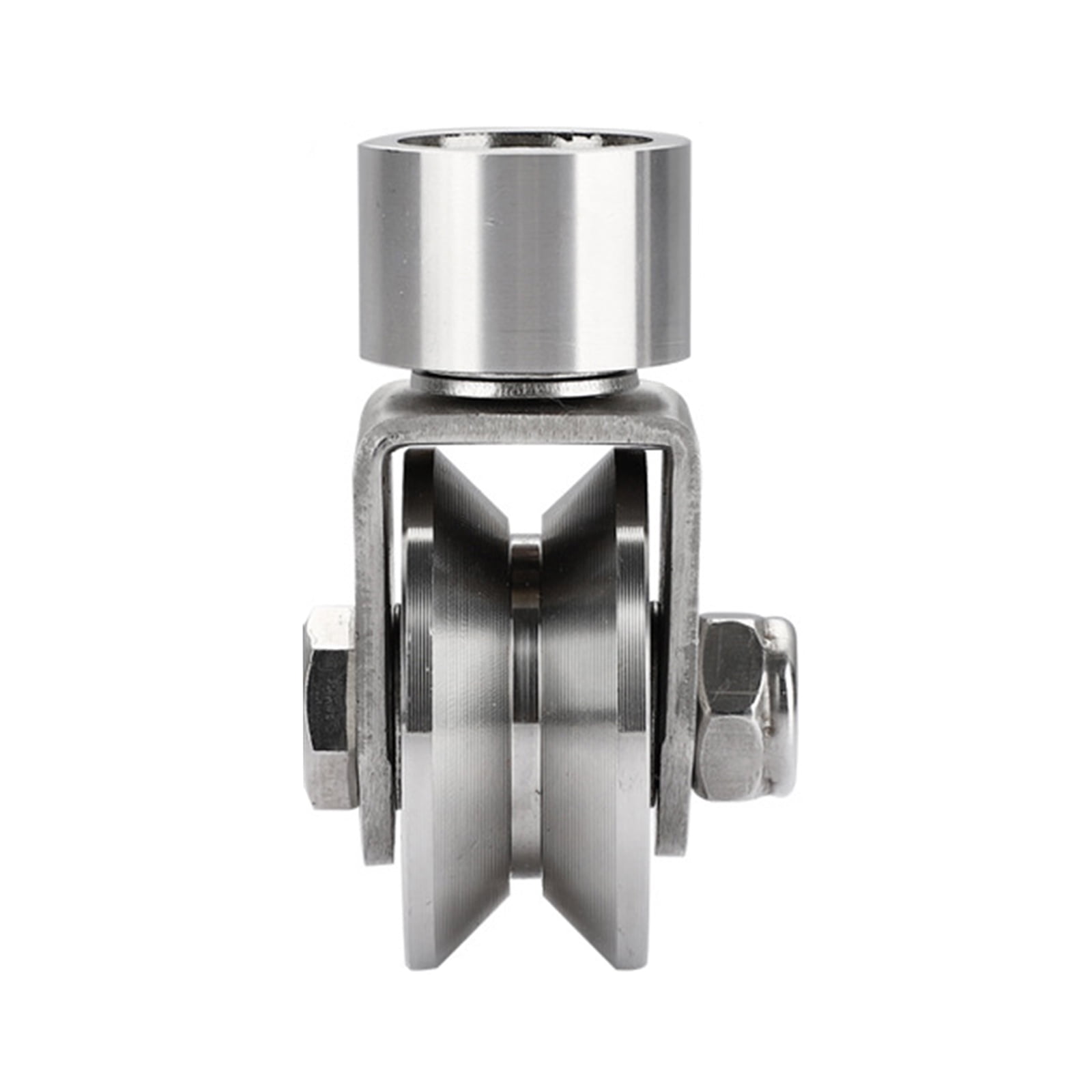 Peiiwdc V/H Type Pulley 304 Steel Tractions Wheel Pulley Block Quiet ...