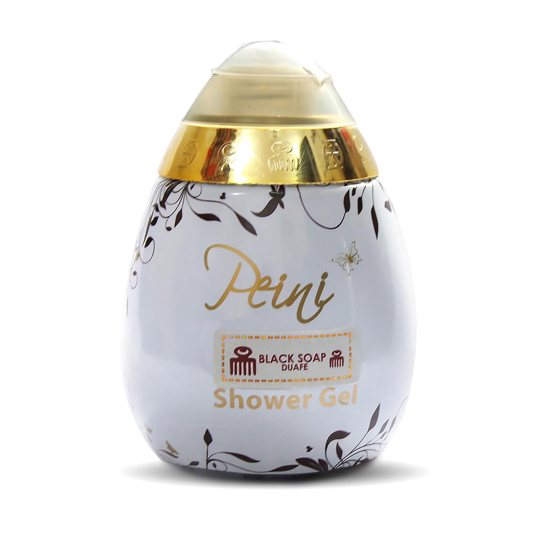 Peini Black Soap w/ TGF4 Shea Butter Hydrating Body Wash for Dry Skin ...