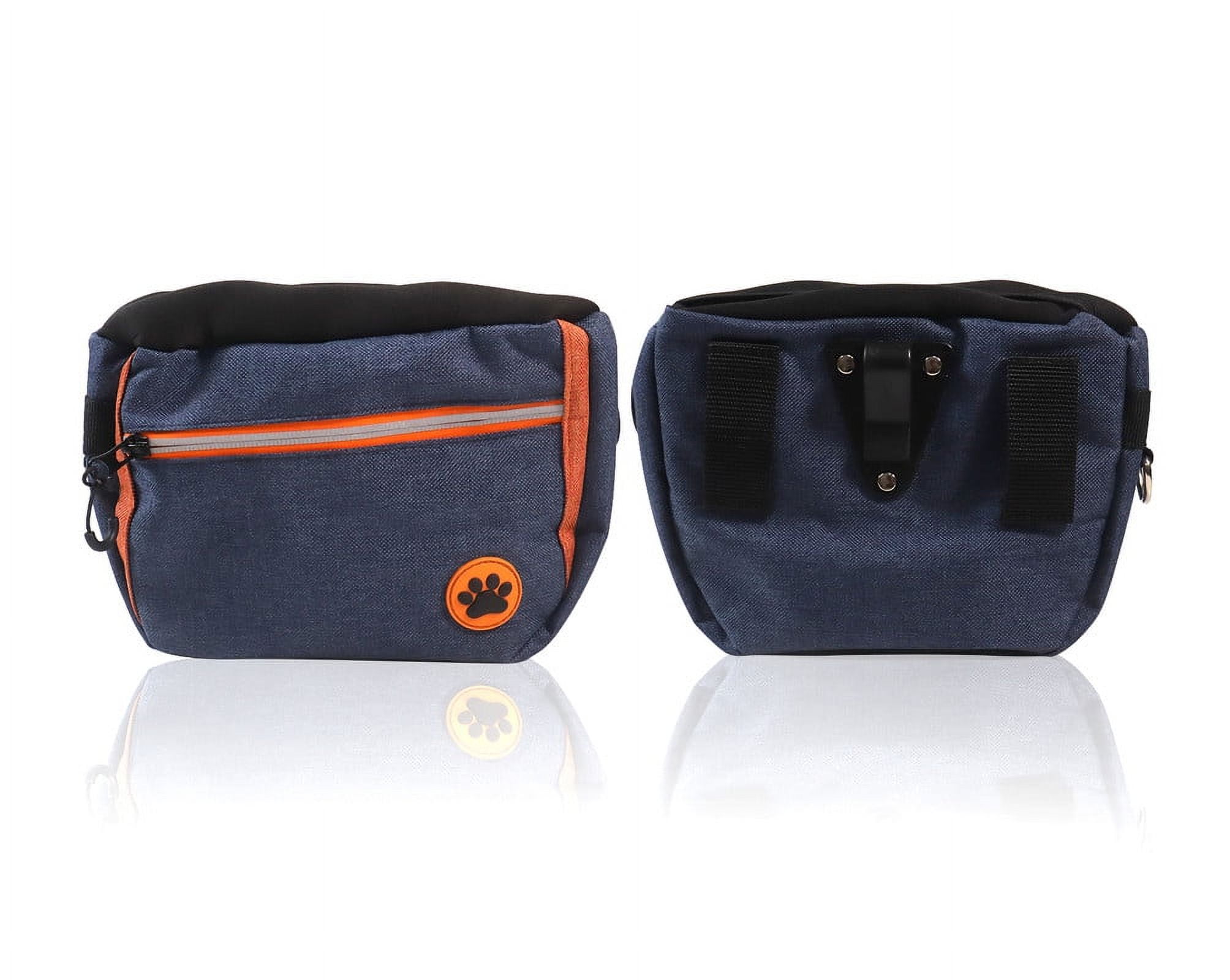 Peithy Dog Treats Pouch Pet Training Bag, Dog Walking Bag Carry Kibble ...