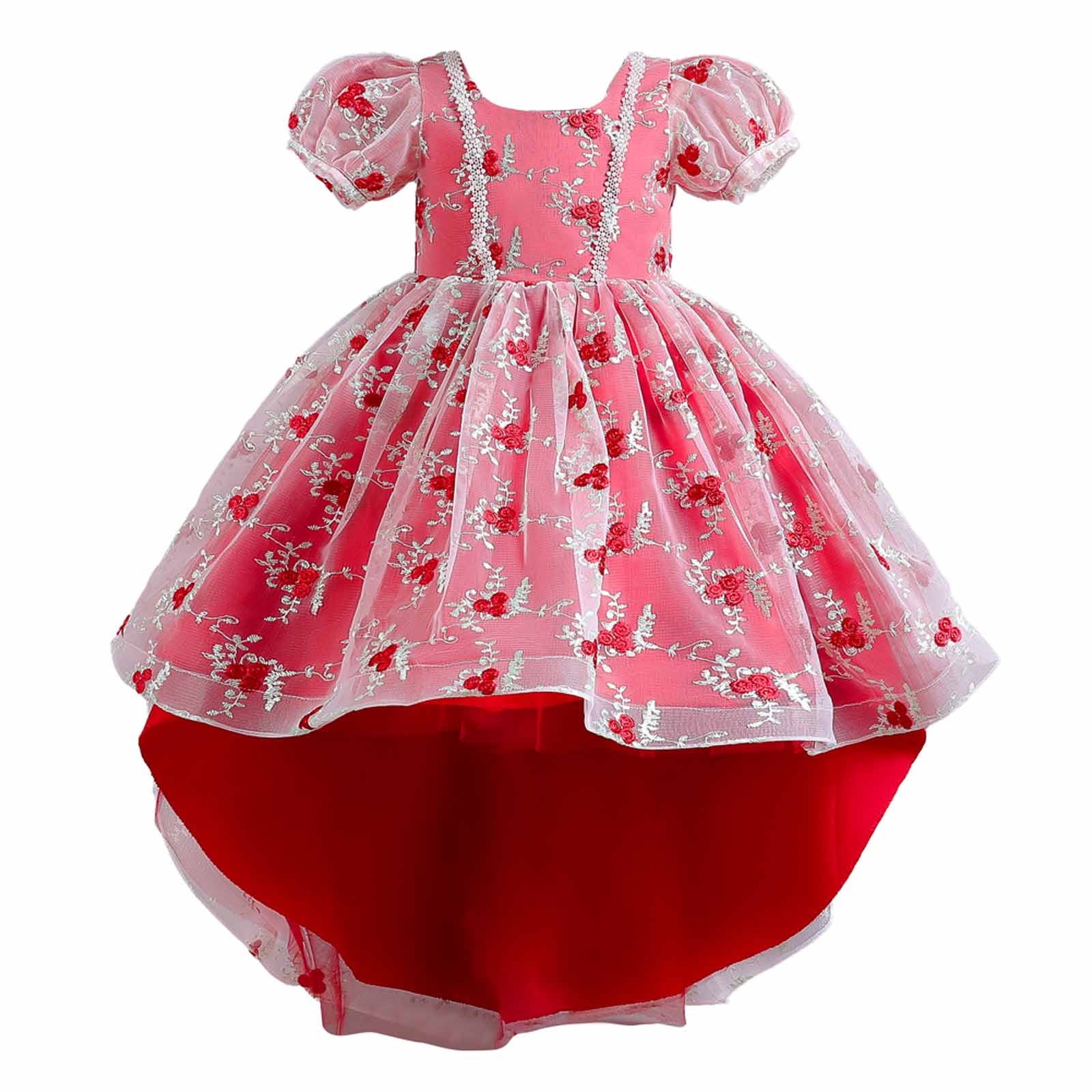 Pejock 3-12 Years Kids Pageant Flower Girl Dress Little Girls Party ...