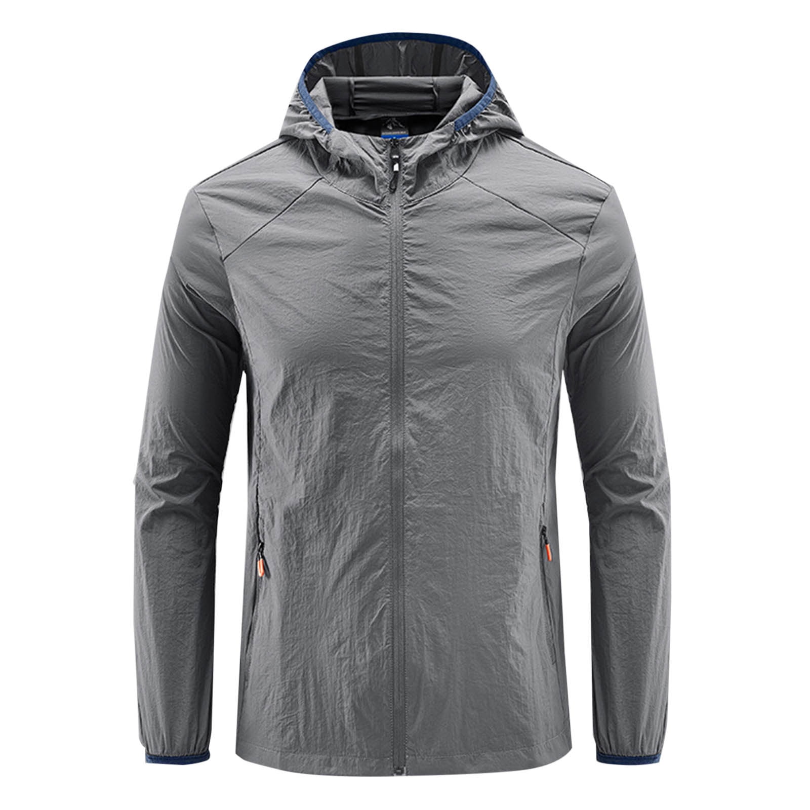 Pejock Men's Sun Protection Jacket, Lightweight Ventilated UPF Hooded ...