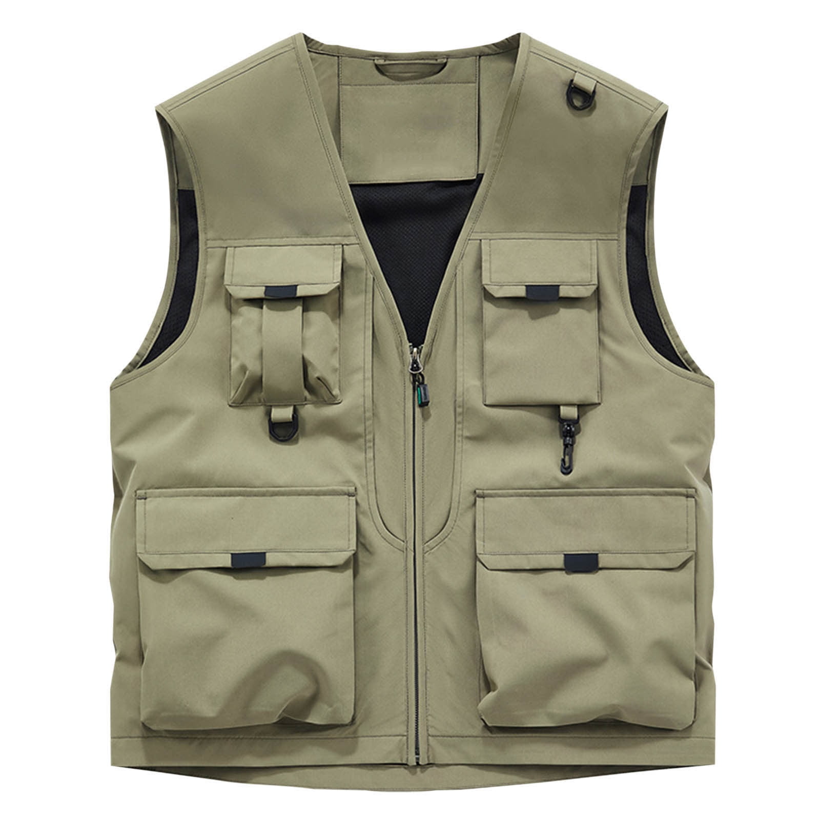Pejock Mens Outdoor Work Fishing Travel Photo Cargo Vest Hiking ...