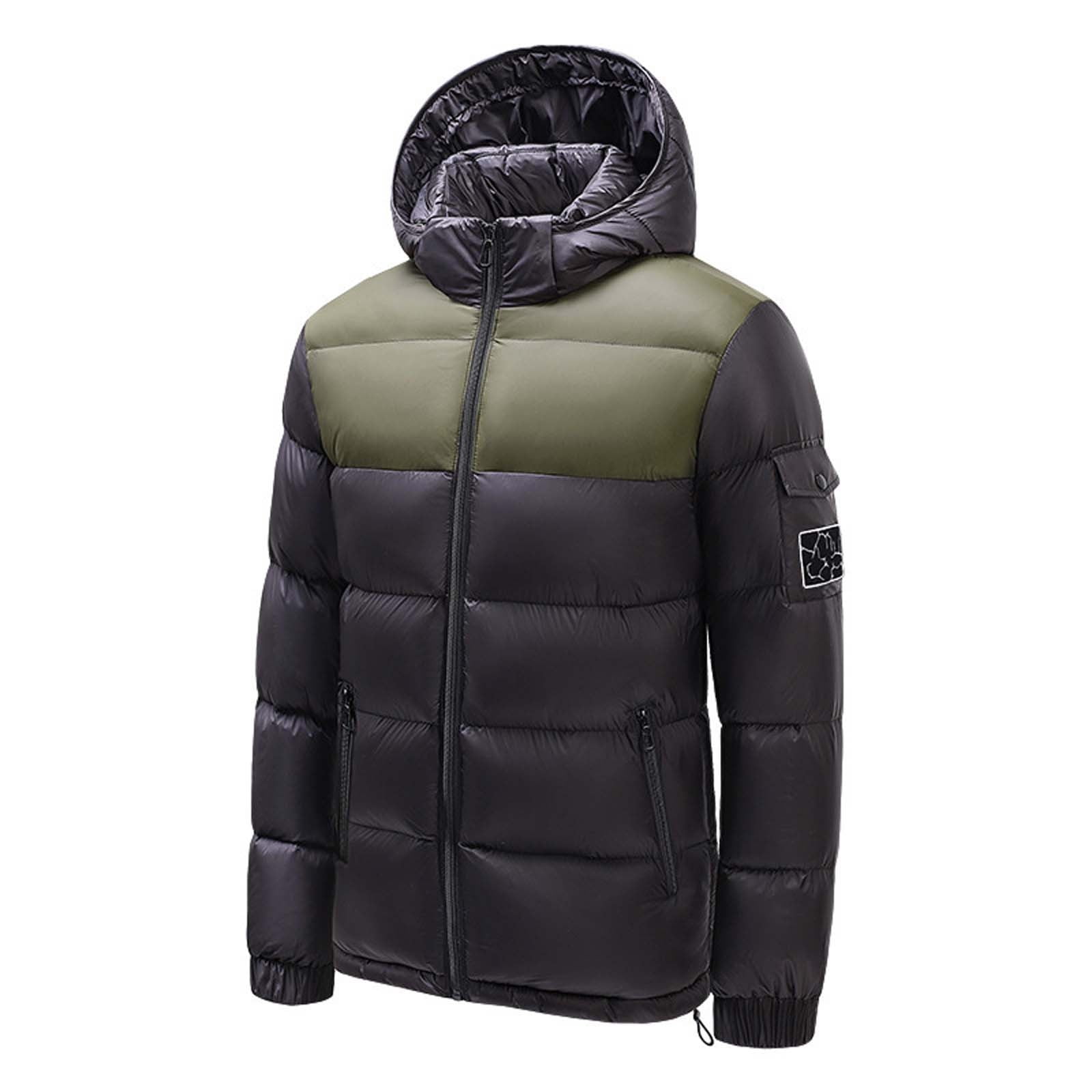 Pejock Mens Packable Lightweight Water-Resistant Puffer Jacket ...