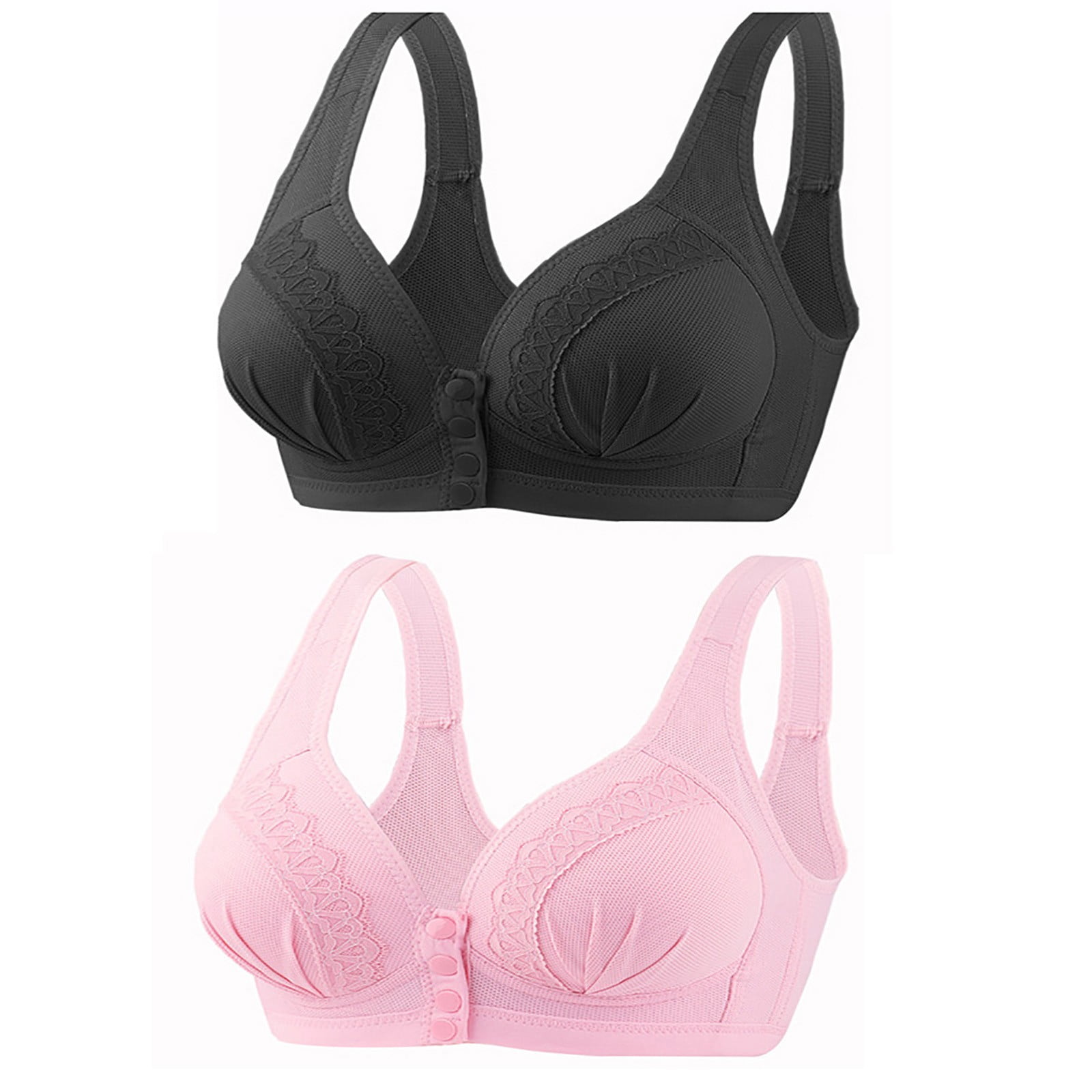 Pejock Minimizer Bras for Women Plus Size 2Pack Full Cup Nursing Bras ...