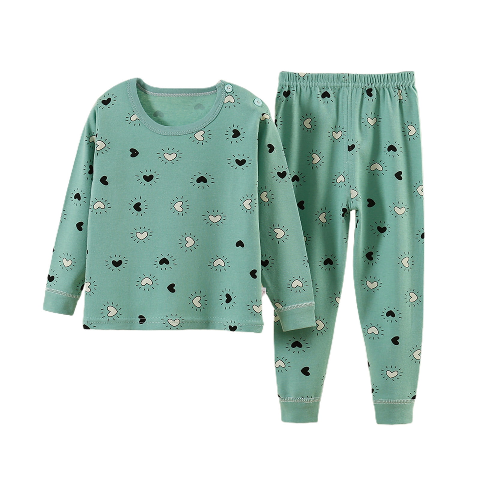 Pejock Pajamas Set for Kids, 2 To 12 Years Old German Velvet Thermal ...