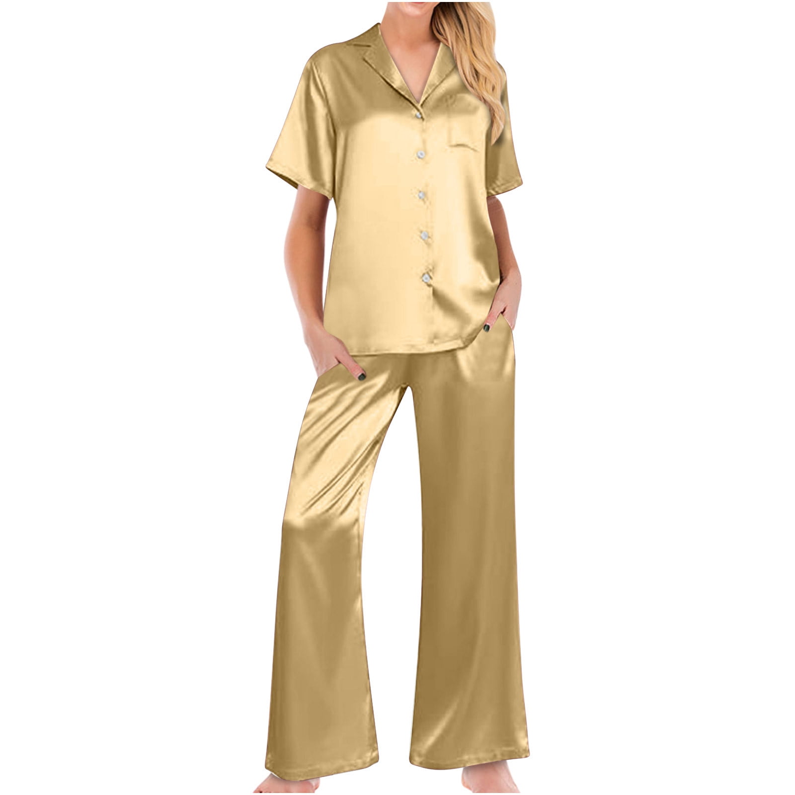 Pejock Women Fashion Deals 2024 Womens Plus Size Pajamas For Women