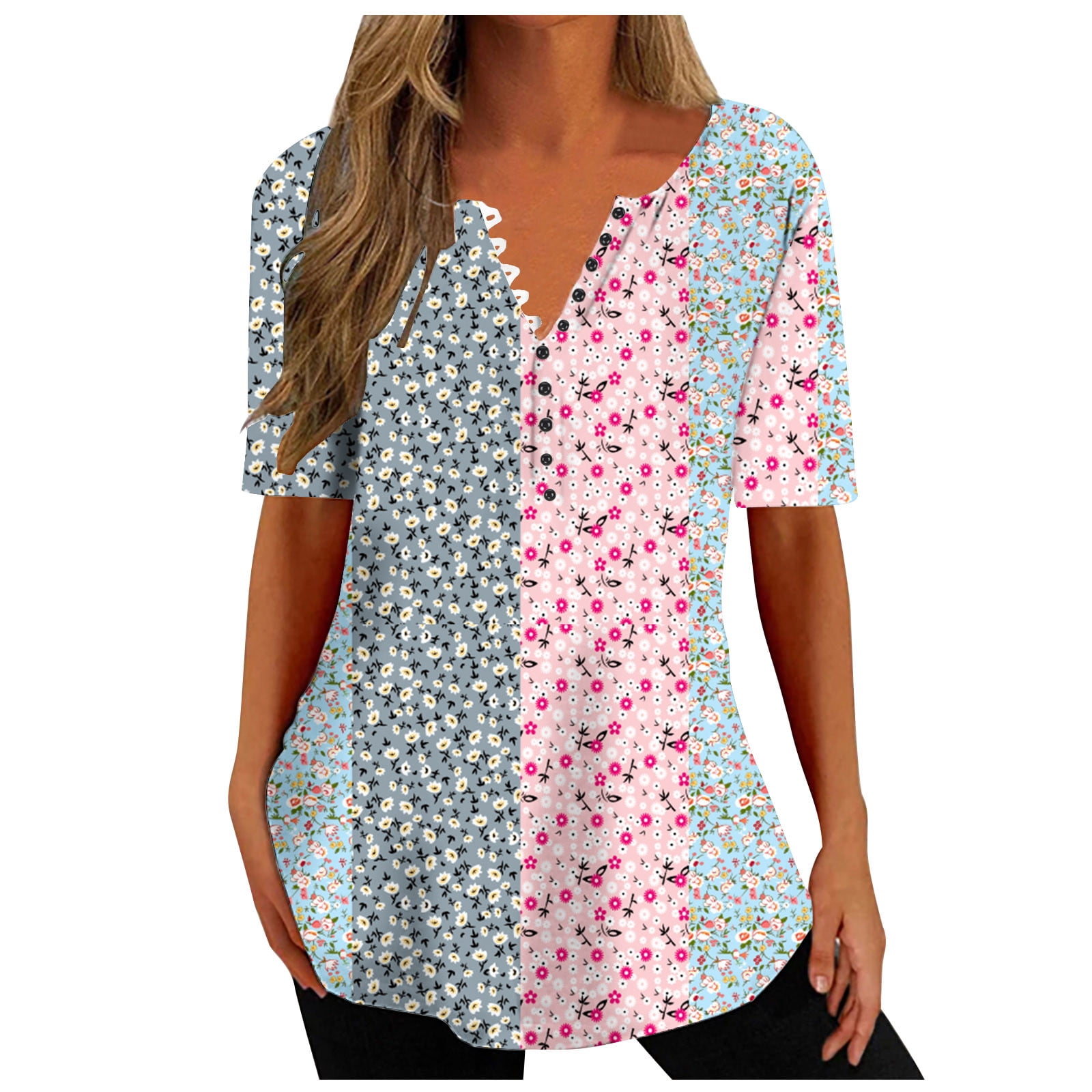 Pejock Fashion Savings Deals! Womens Plus Size Button Down Shirts ...