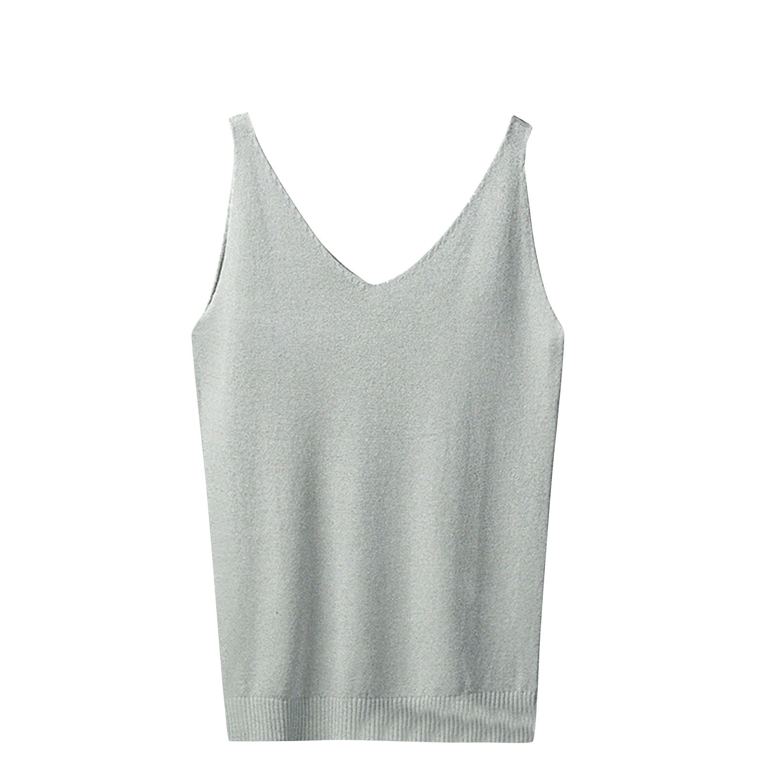 Pejock Fashion Savings Deals! Womens Ribbed Tank Tops Summer Sleeveless ...