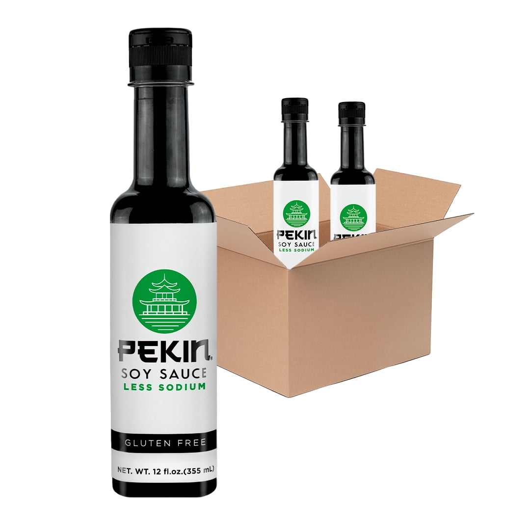 Pekin Soy Sauce Low Sodium, 12 oz, Pack of 2 - Walmart.com