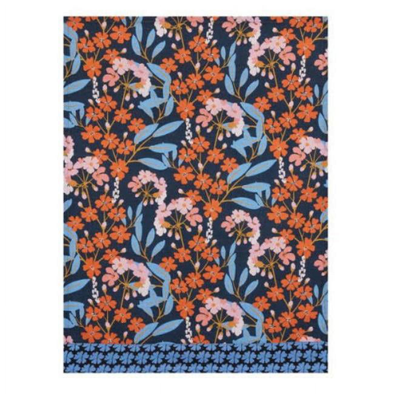 Peking Handicraft 04TAC44C 18 x 25 in. Midnight Floral Kitchen Towel ...
