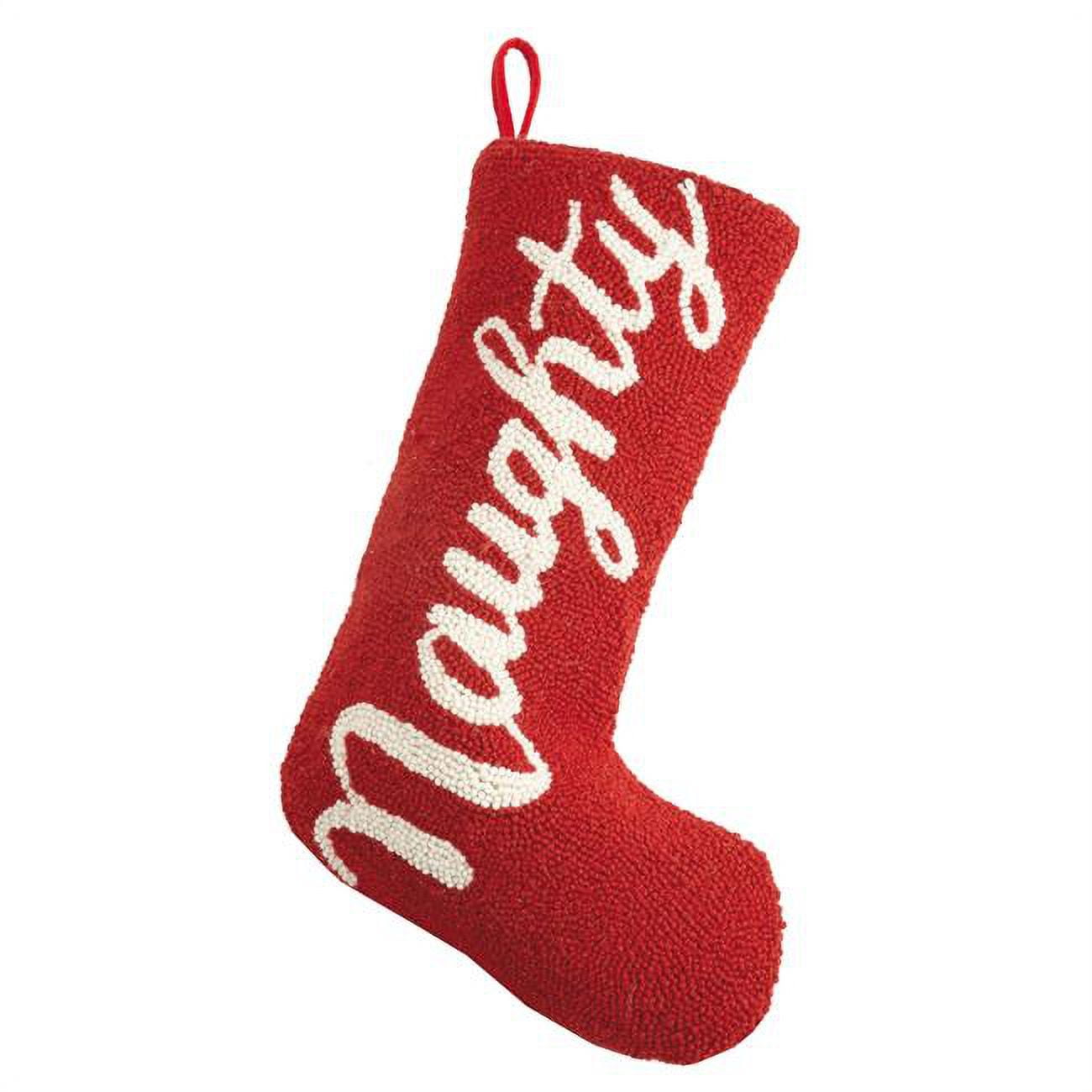 Peking Handicraft 31JES320MC 12 x 20 in. Naughty Hook Stocking - Walmart.com