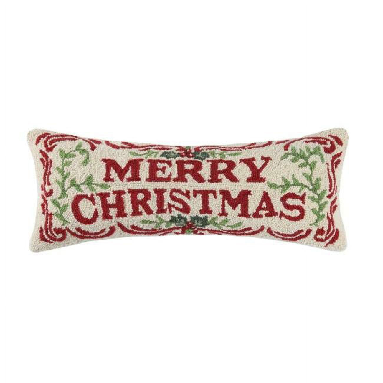 Peking Handicraft Merry Christmas at the North Pole 10 x 26 in. Hooked ...