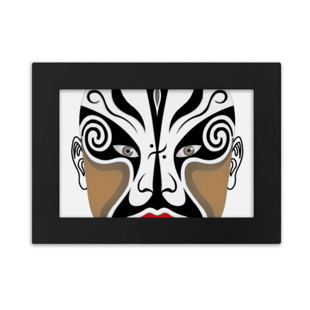 Peking Opera Head Colorful Bailiangguan Desktop Photo Frame Ornaments ...