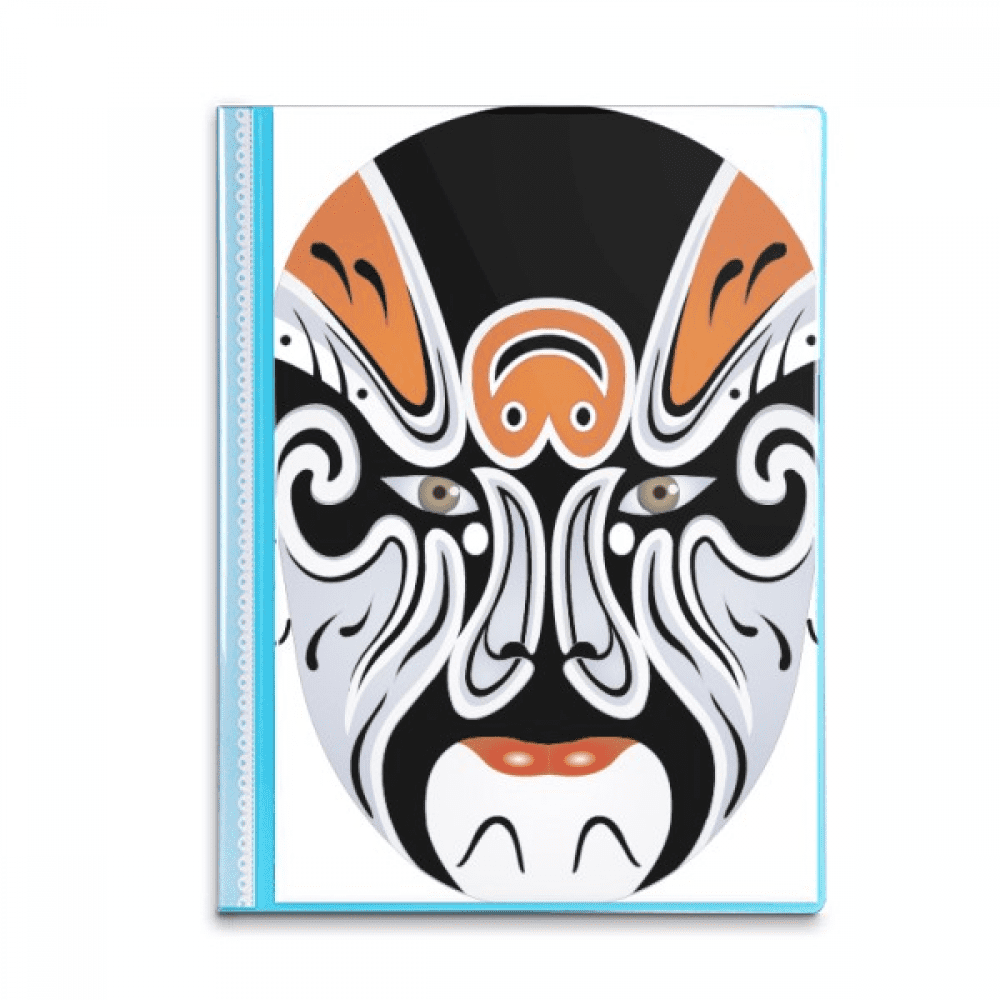 Peking Opera Head Colorful Changbanpo Book Sheet Protectors Portfolio ...