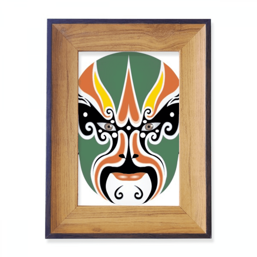 Peking Opera Head Colorful Chengyaojin Photo Frame Exhibition Display ...