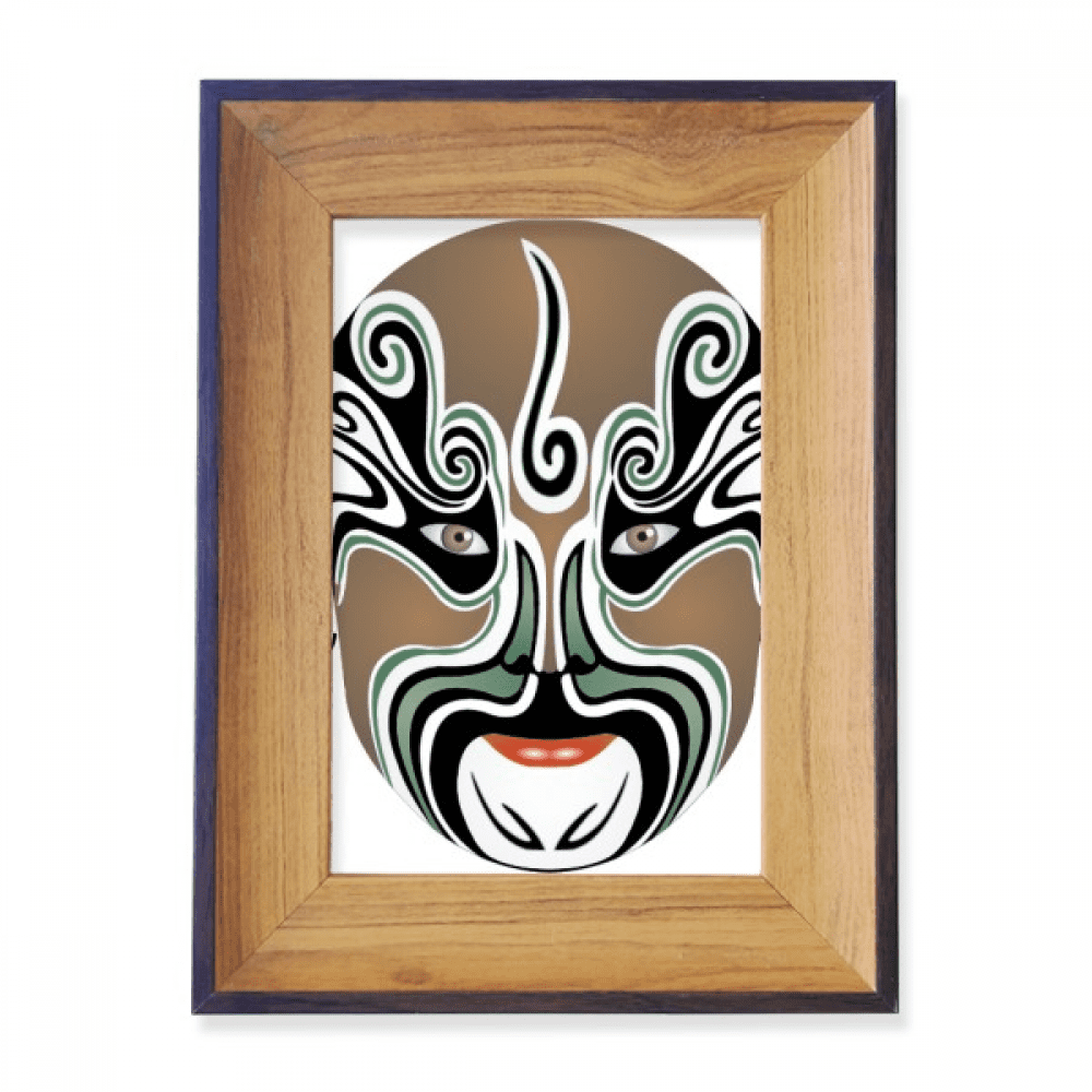 Peking Opera Head Colorful Wangwujiang Photo Frame Exhibition Display ...